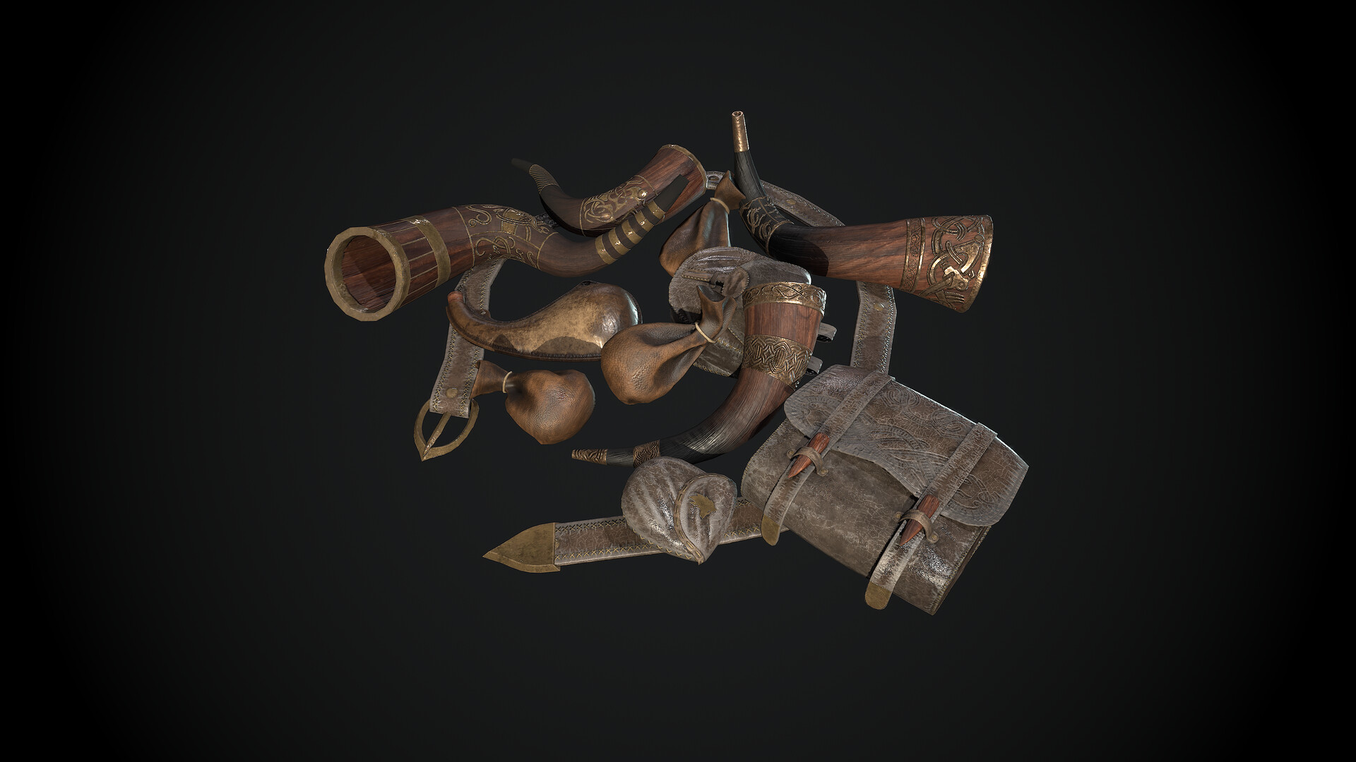 ArtStation - Kingdoms of Arda - Dunland Character Props