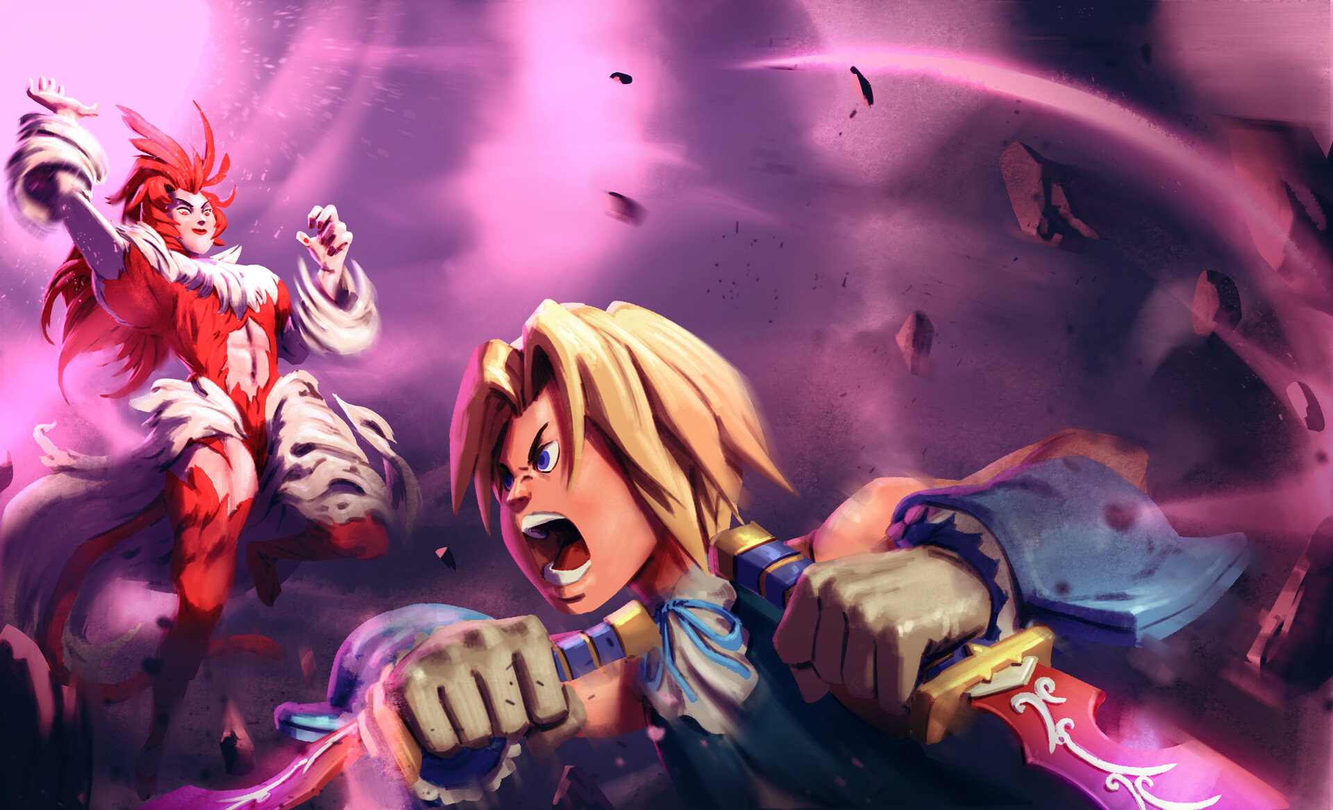 ArtStation - FF9 last battle