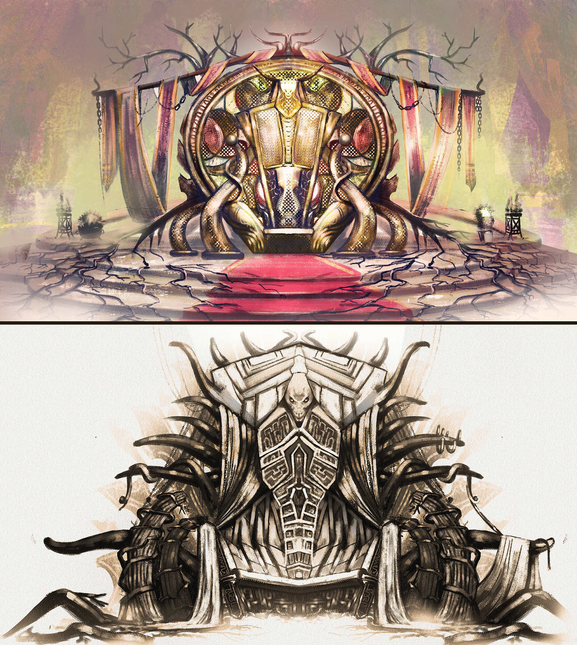 ArtStation - Throne designs