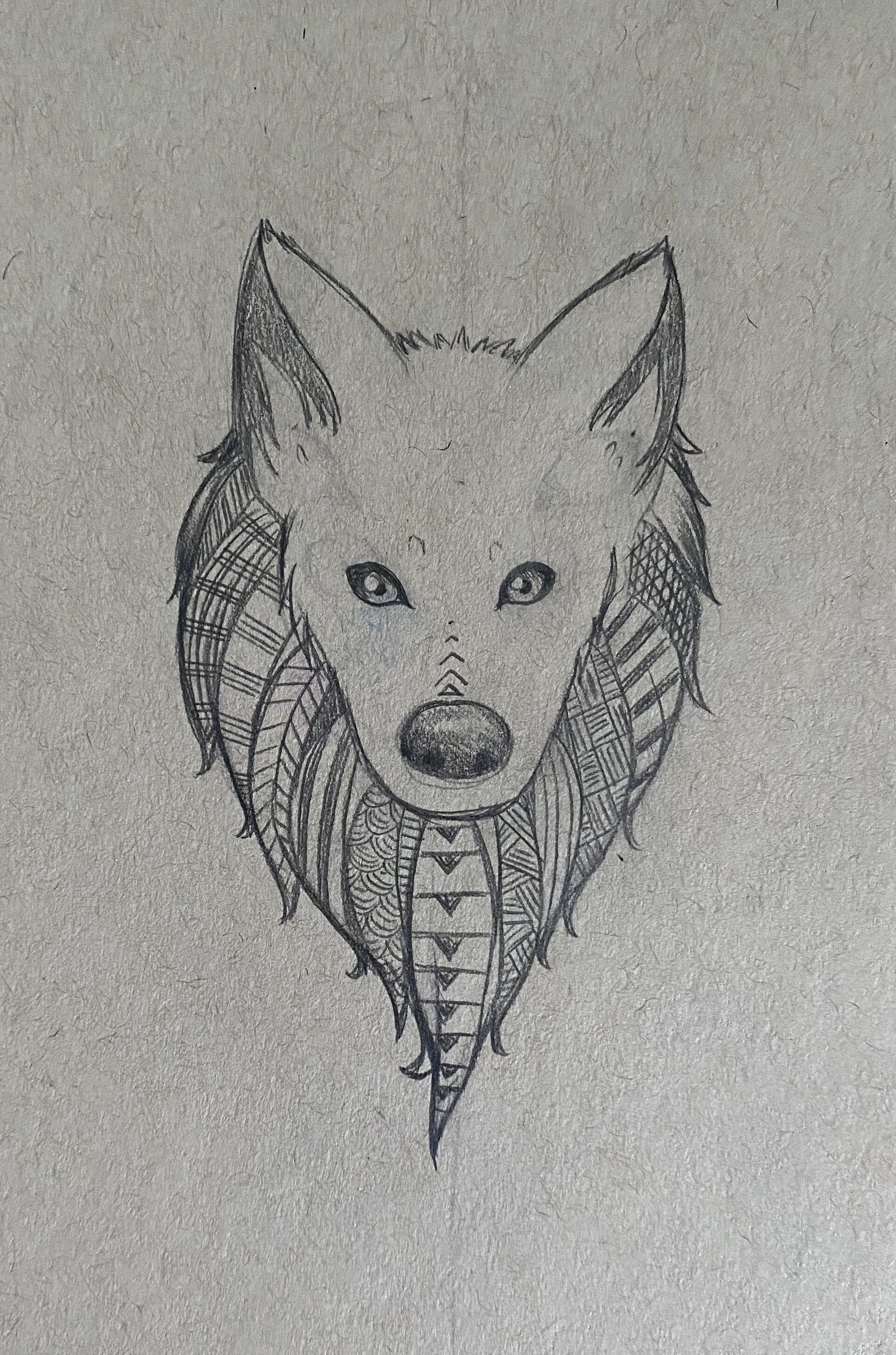 ArtStation - wolf sketch smol