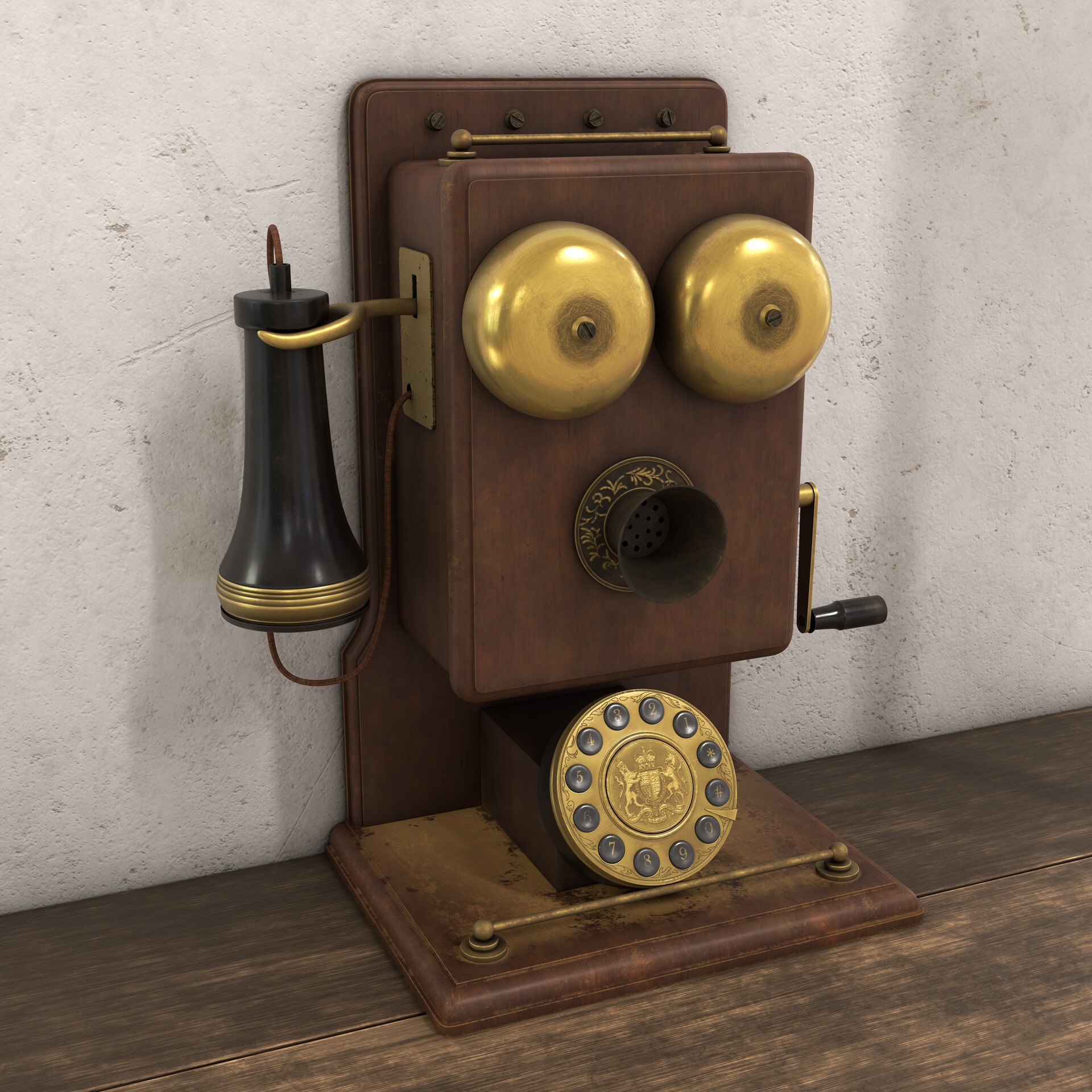 ArtStation - Vintage Telephone Prop