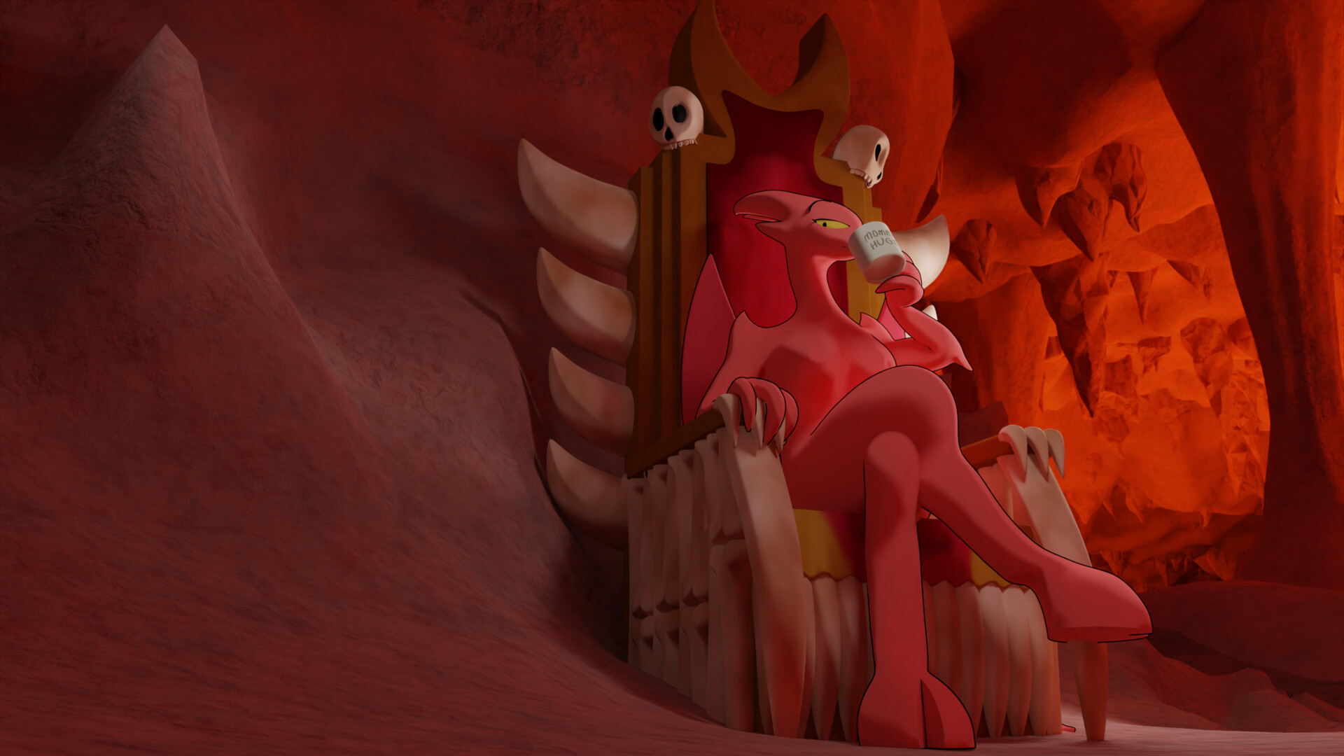 ArtStation - Lucia, queen of hell