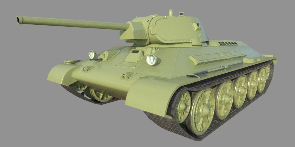 ArtStation - Tank T-34-76