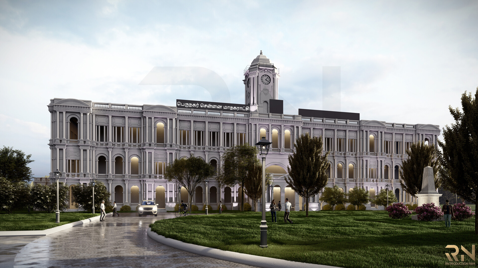 ArtStation - 3D "Exterior Building" Project