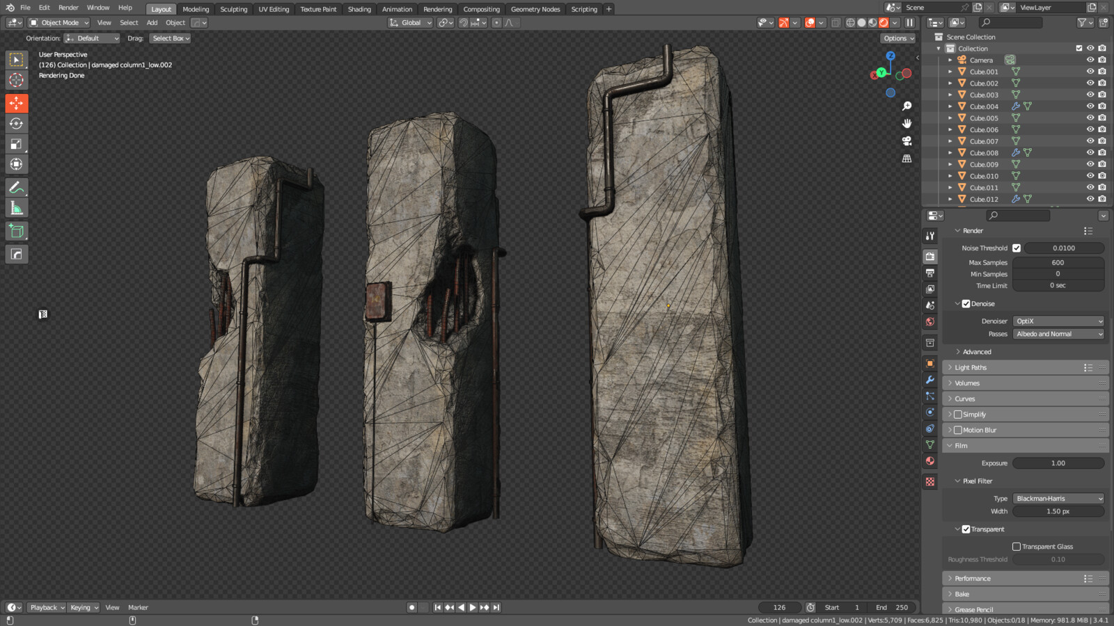 ChuckCG - Damaged Column prop