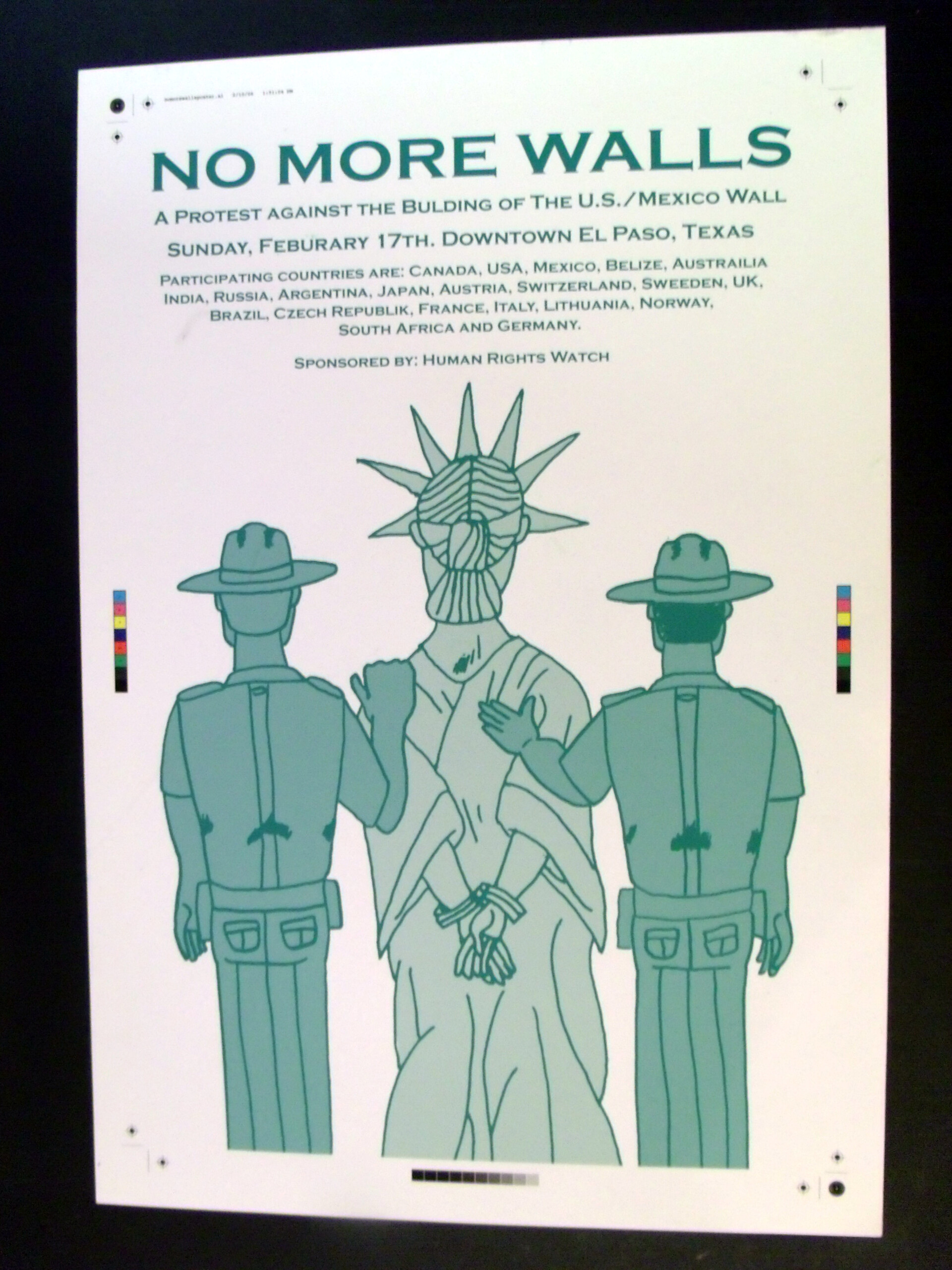 ArtStation - No More Walls Social Justice Poster