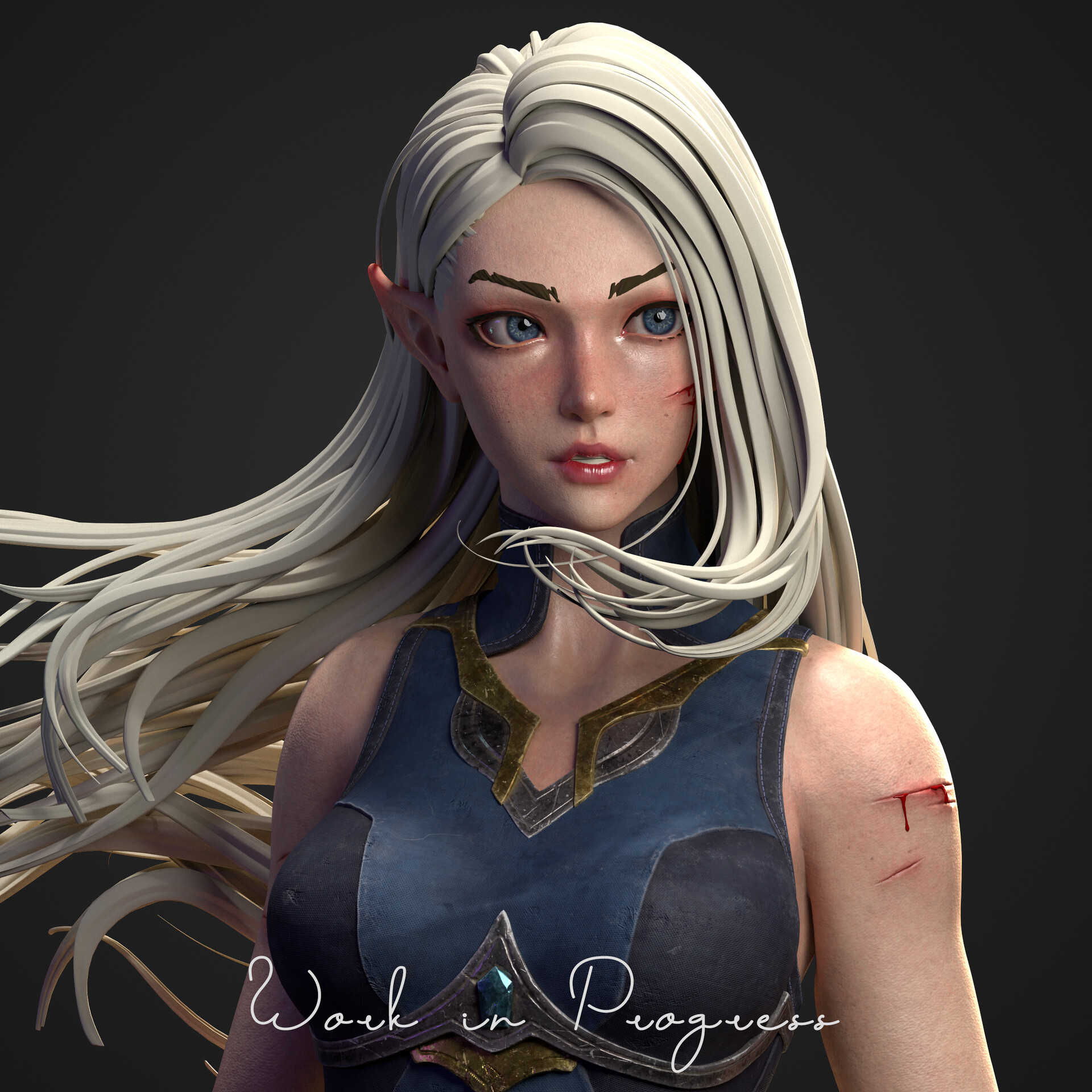ArtStation - Aowyn WIP