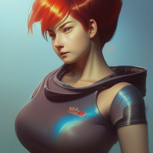 ArtStation - Character Design 3: Yuna (half body) - 1 Million Lbs. of Pain