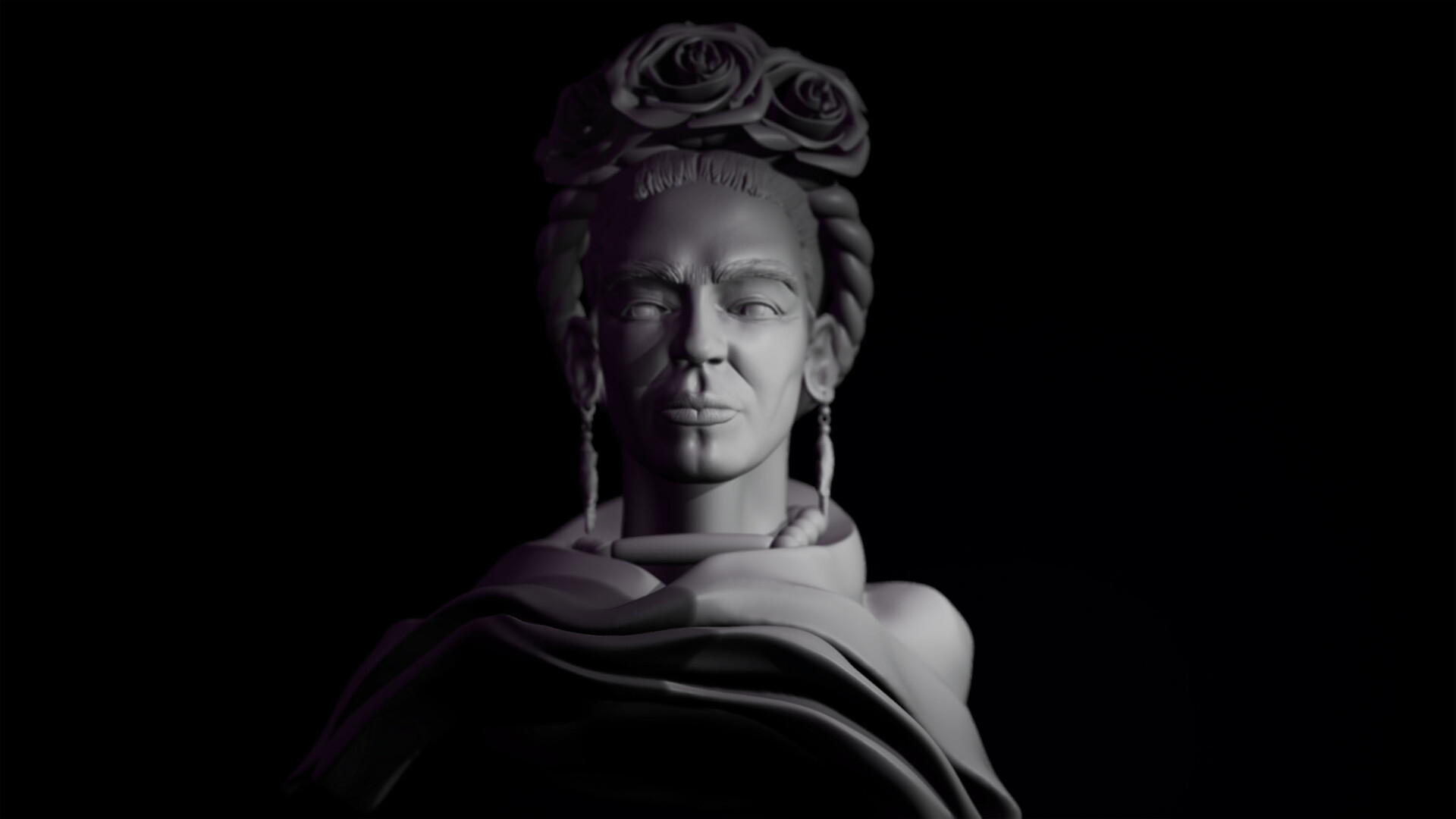 ArtStation - Frida Kahlo 3D Sculpture