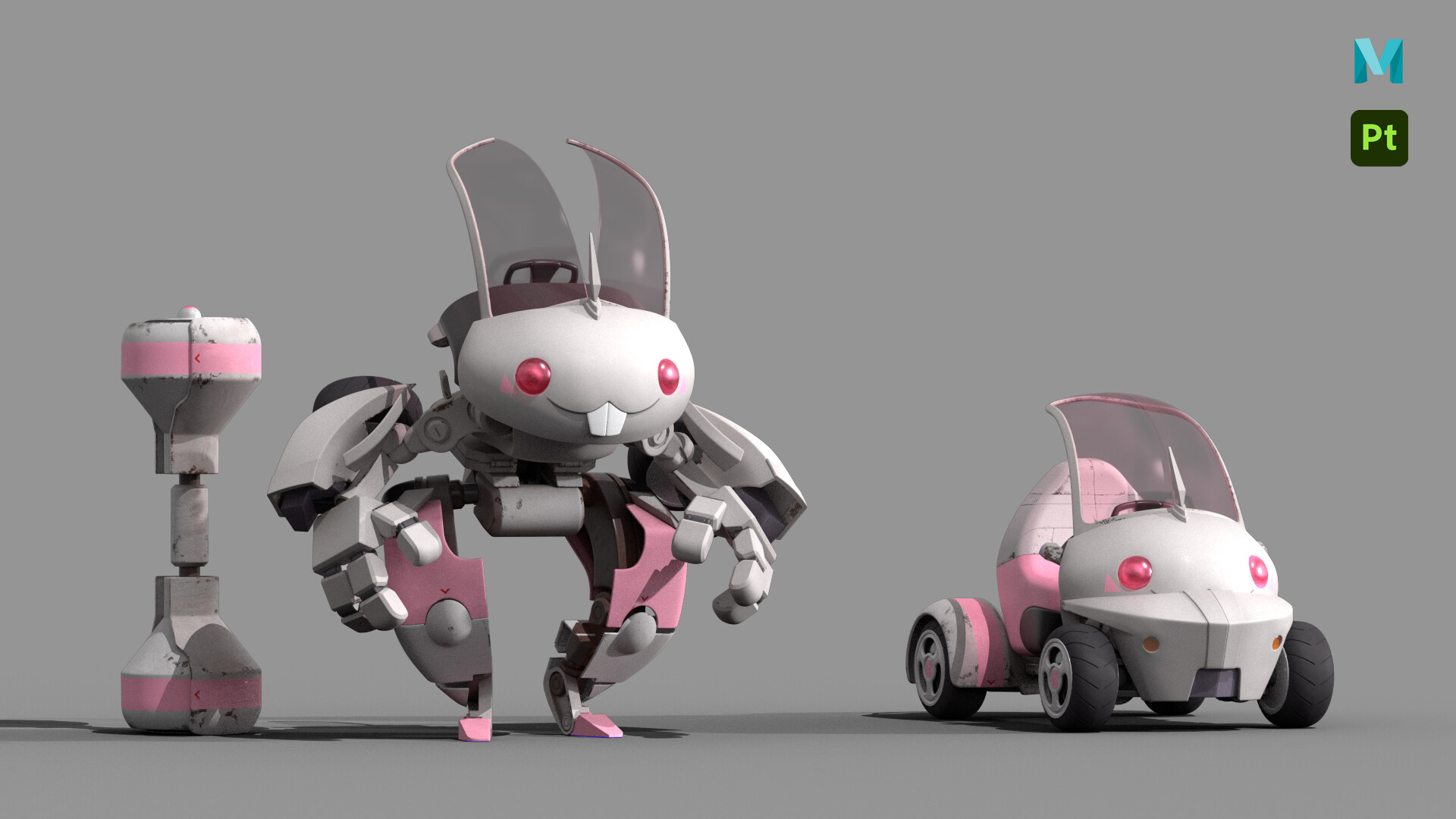 ArtStation - robot rabbit