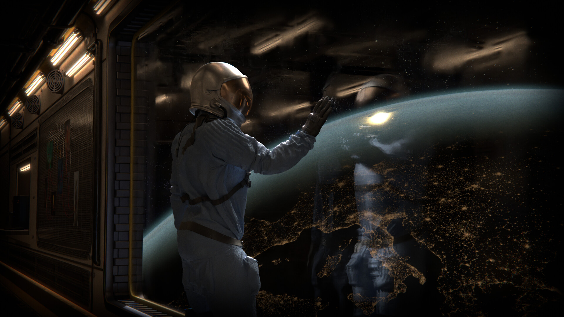 ArtStation - Space Scene - Blender Cycles