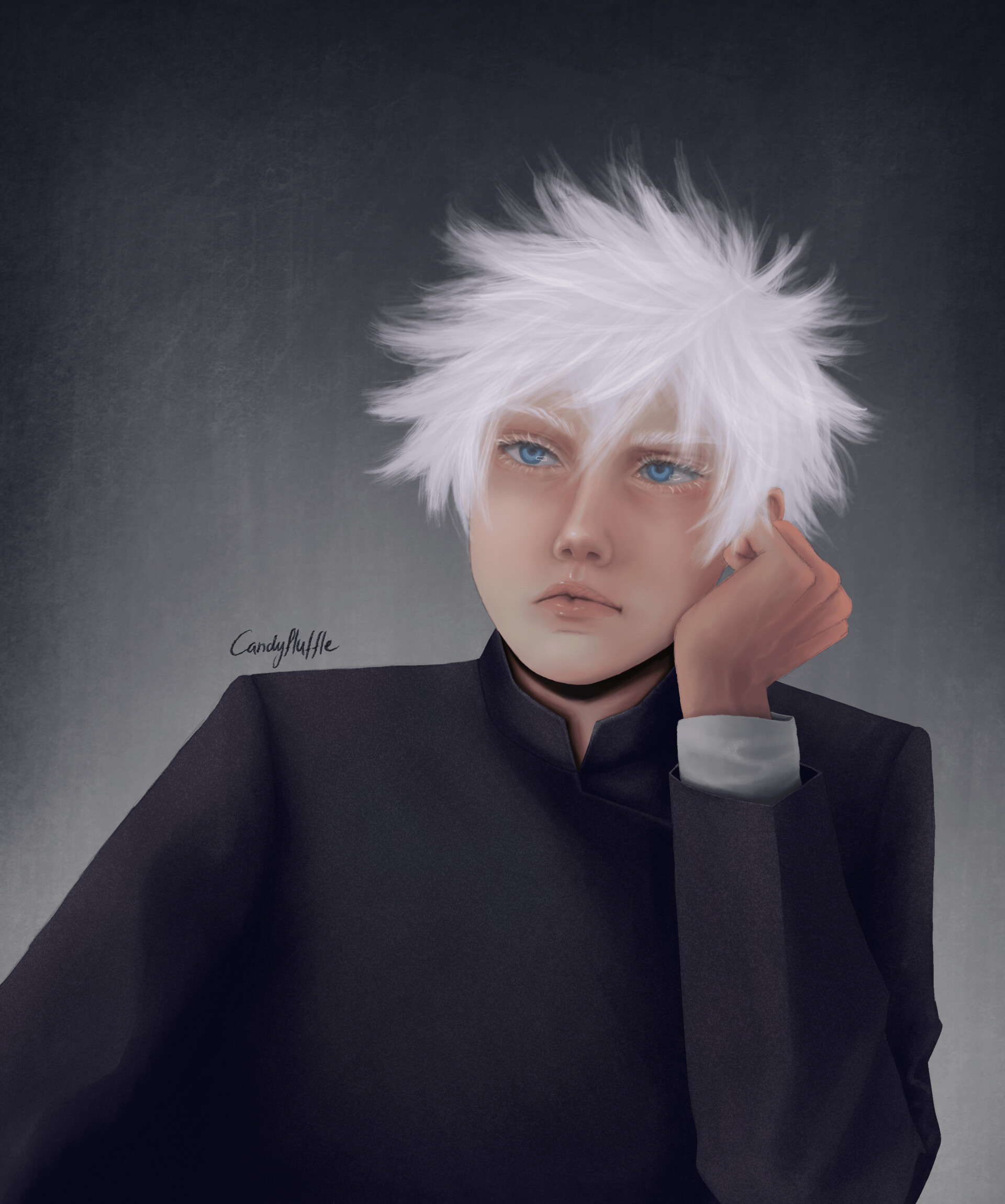 ArtStation - Teen Gojo Fanart