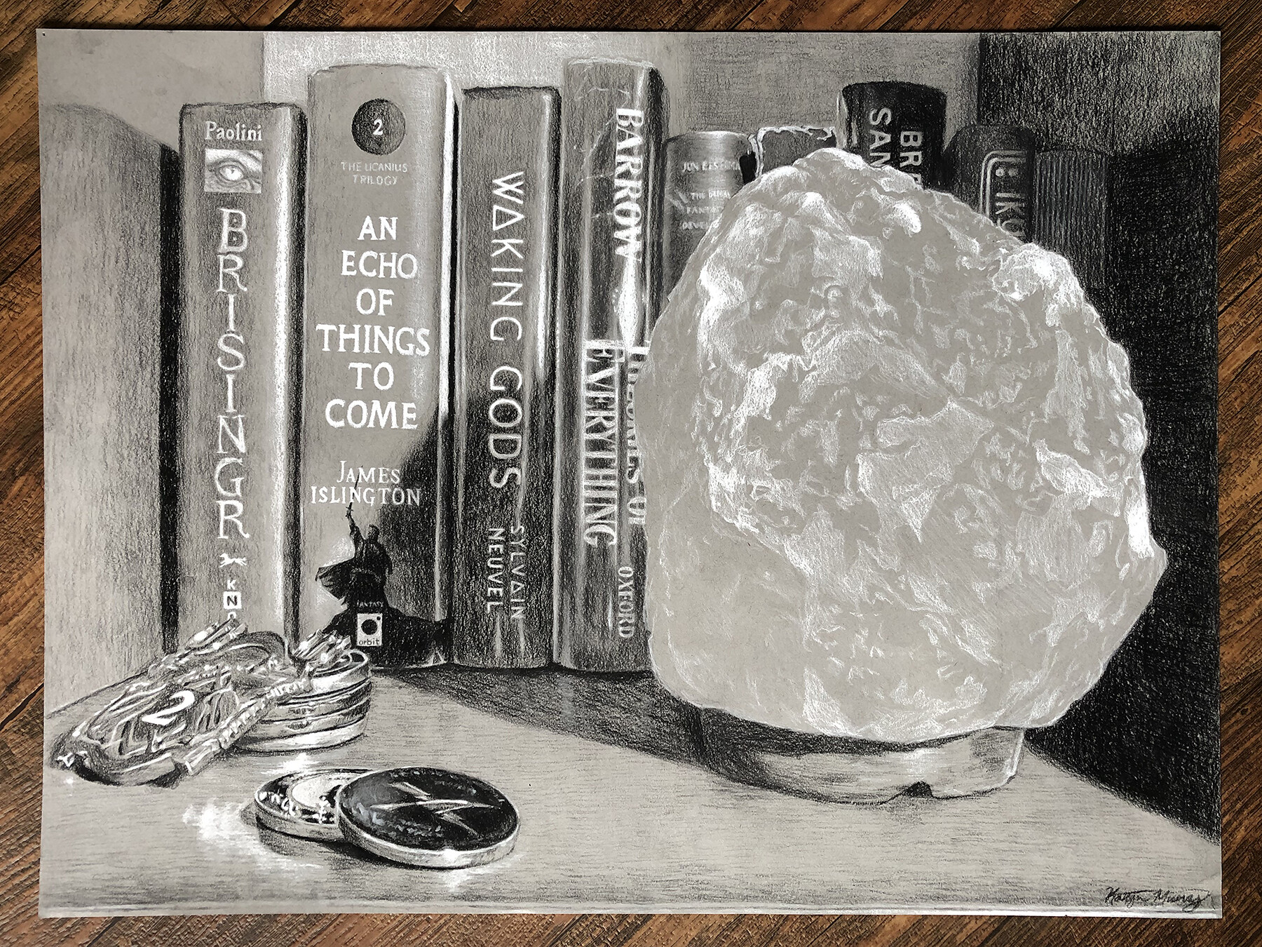 ArtStation - Bookcase Cubby Still Life