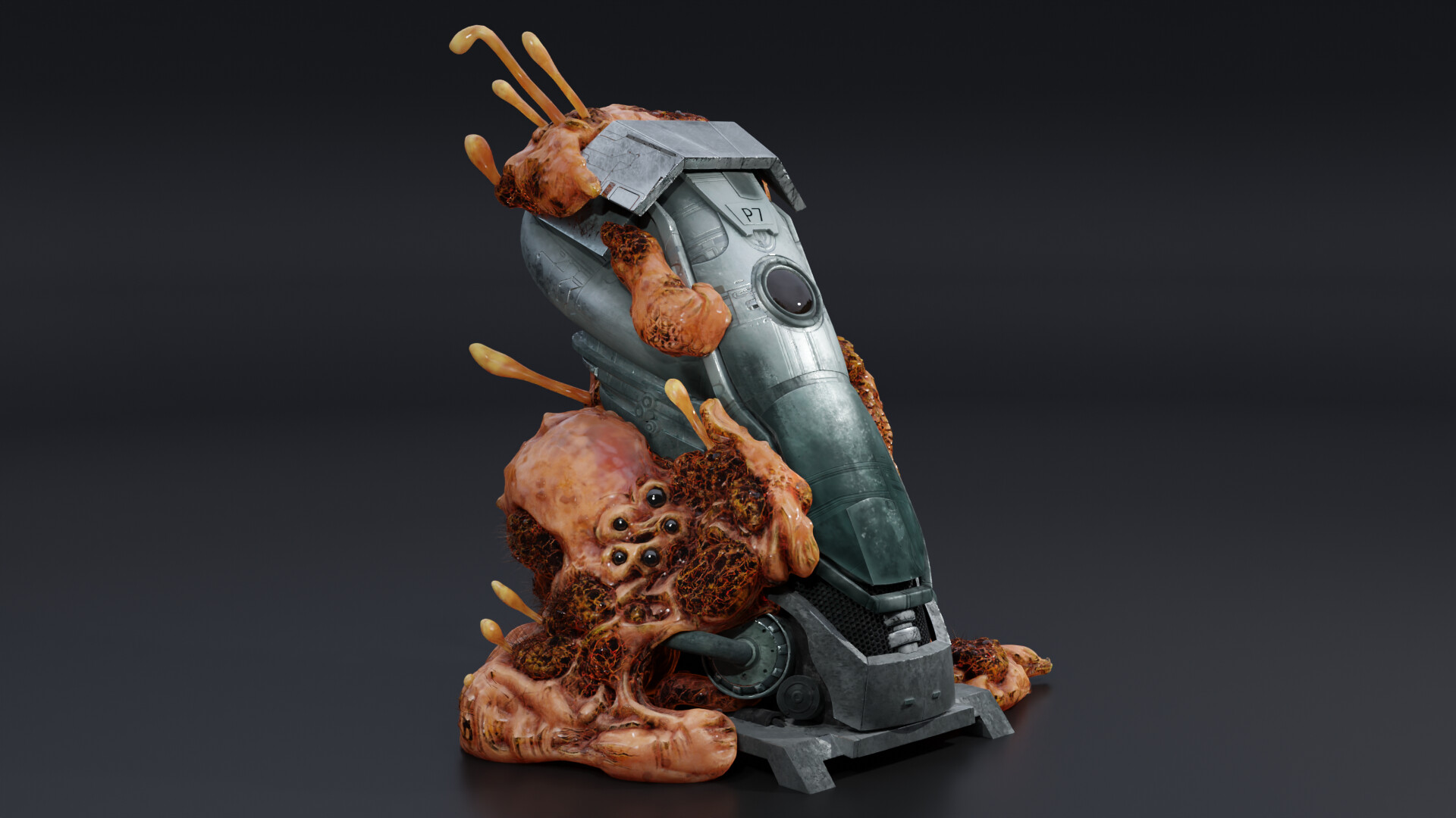 ArtStation - Alien Pod Hero Prop