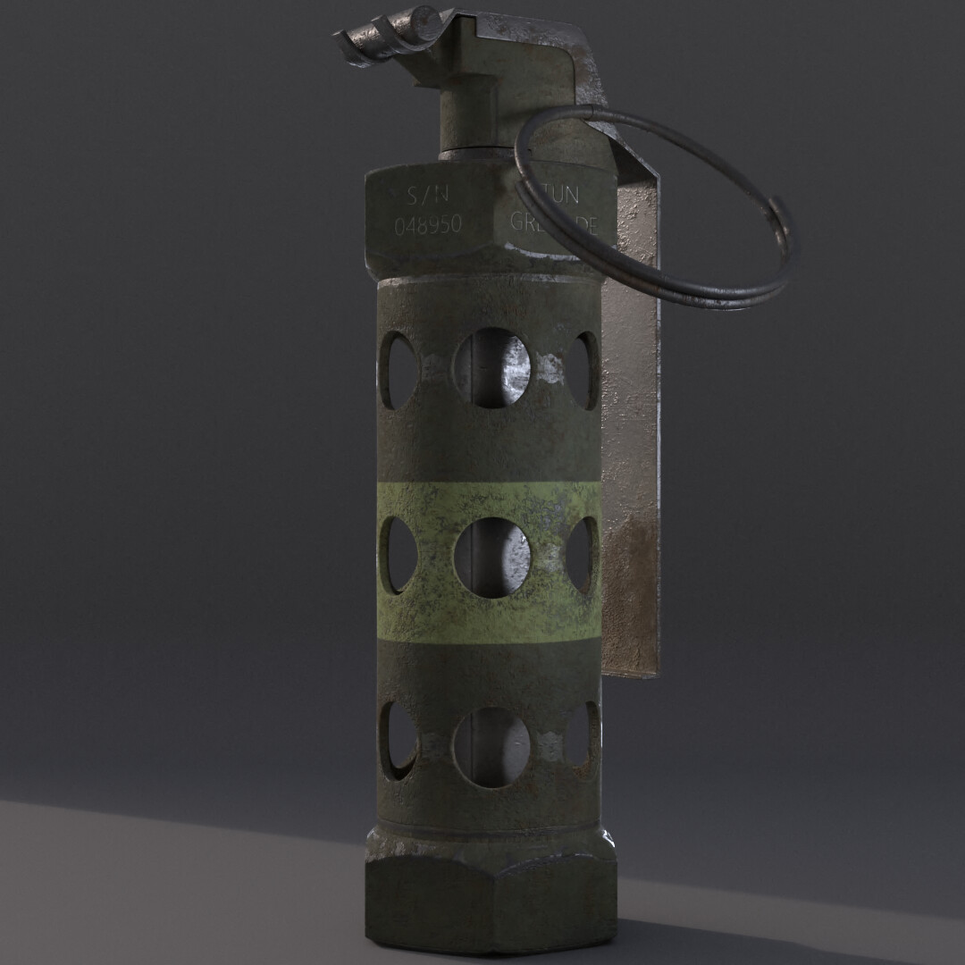 ArtStation - Grenade Texturing Practice