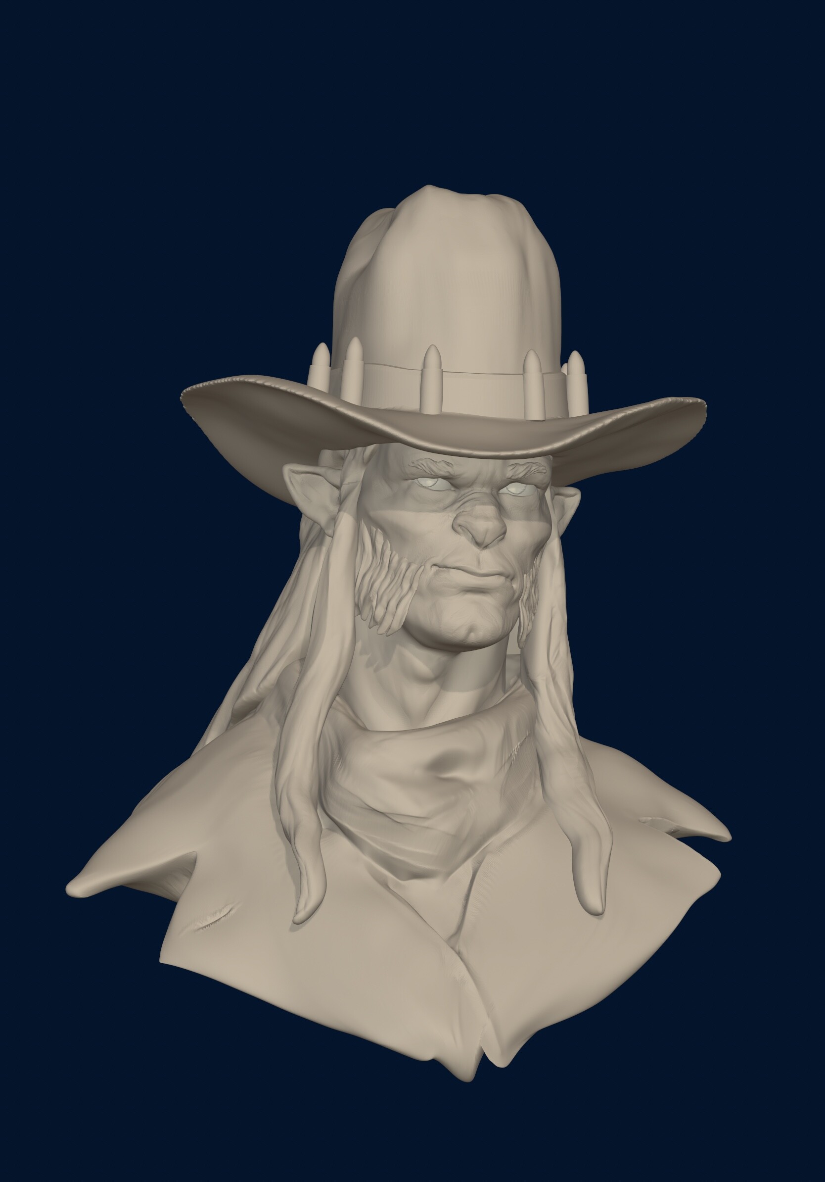 ArtStation - Got his 10 gallon hat and ready to sling