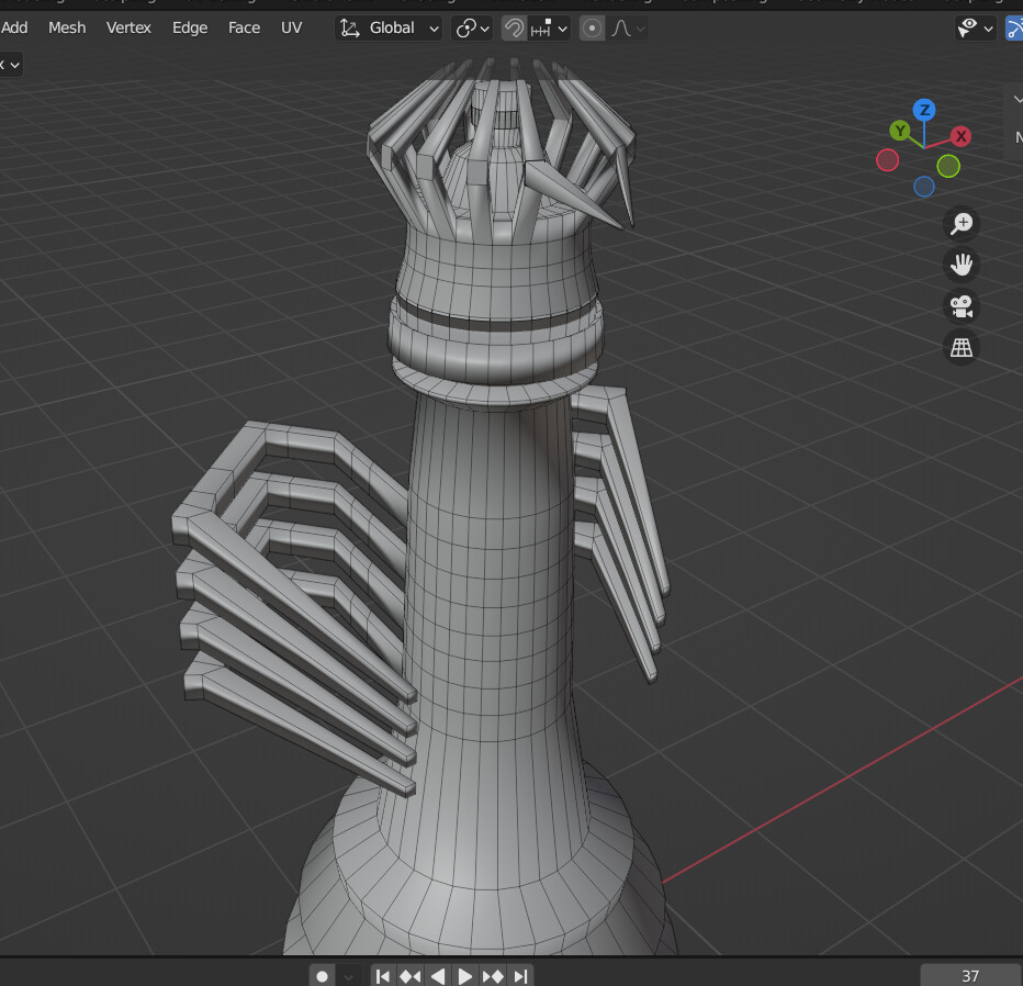 Alexis NightRunner - 3D Chess Set and room - Pre Animation