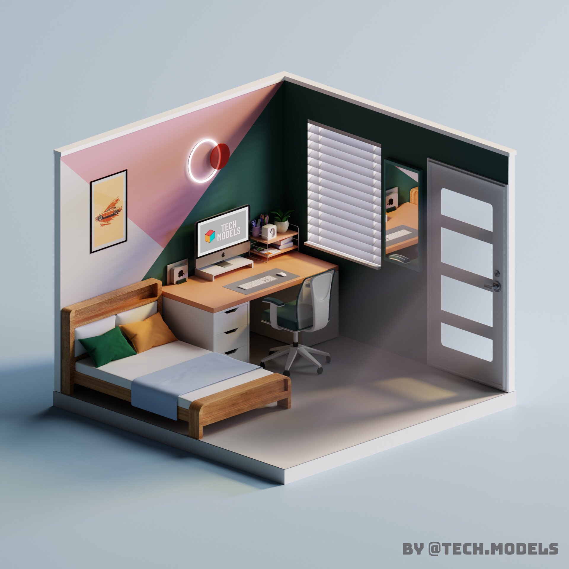Tech Models - Isometric Room
