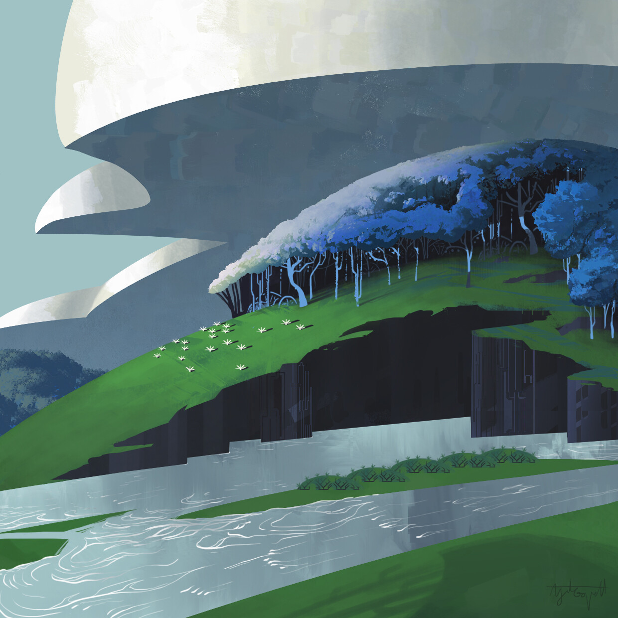 ArtStation - Blue Forest