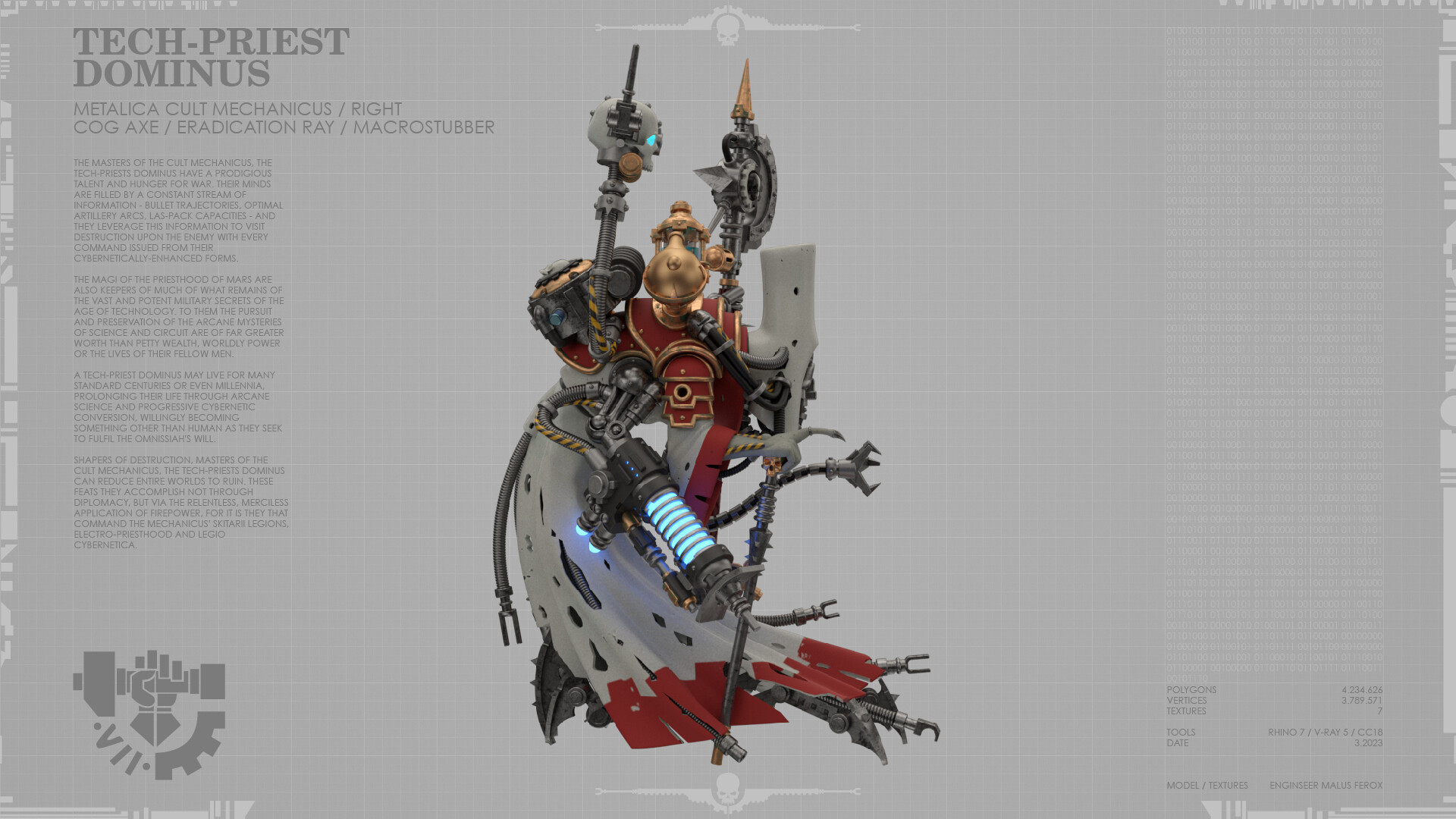 Malus Ferox - Tech-priest Dominus