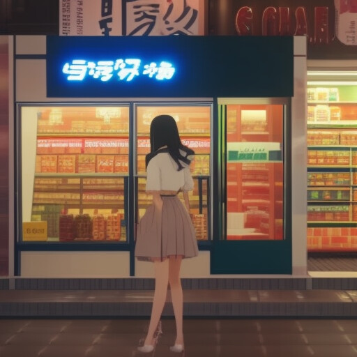 ArtStation - 90s Japanese store