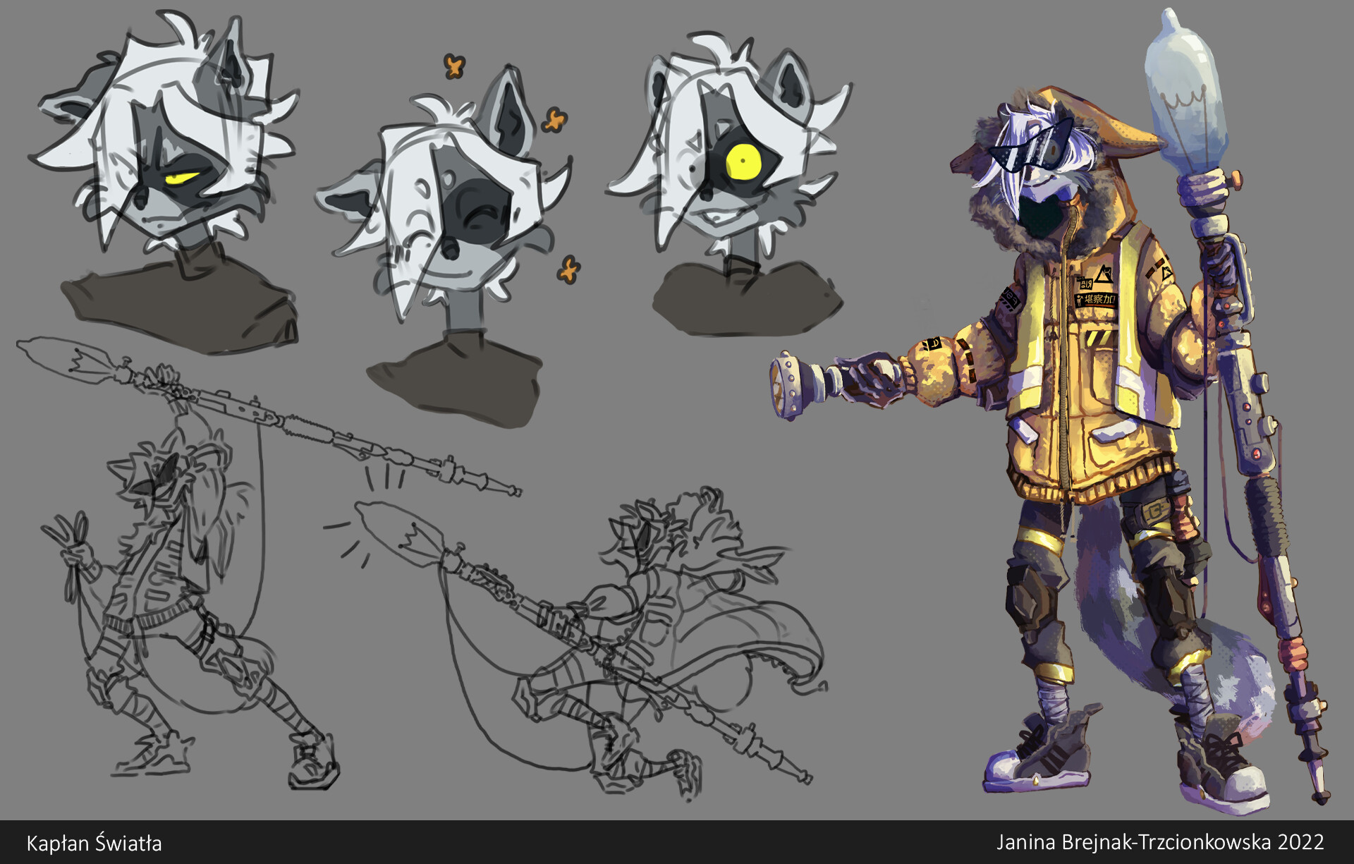 ArtStation - Concept art of a power plant worker