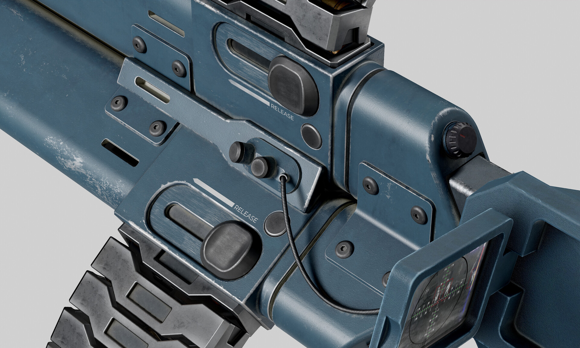 Ben Abaev - MBS-9M Hydra Type-Three-barreled heavy machine gun