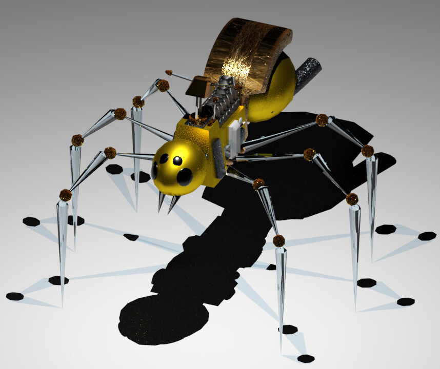 ArtStation - Mecha Spider Render