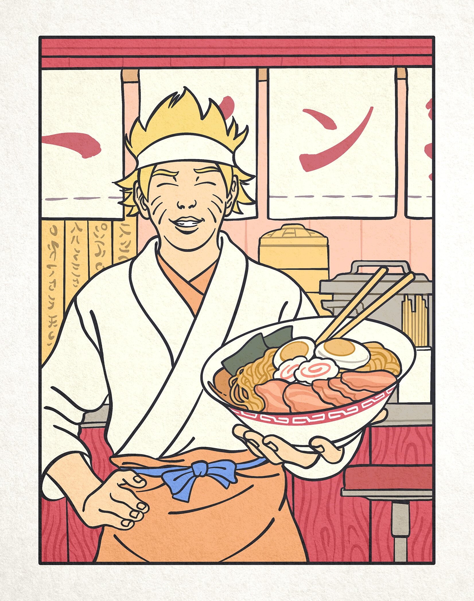 ArtStation - Naruto Ramen seller