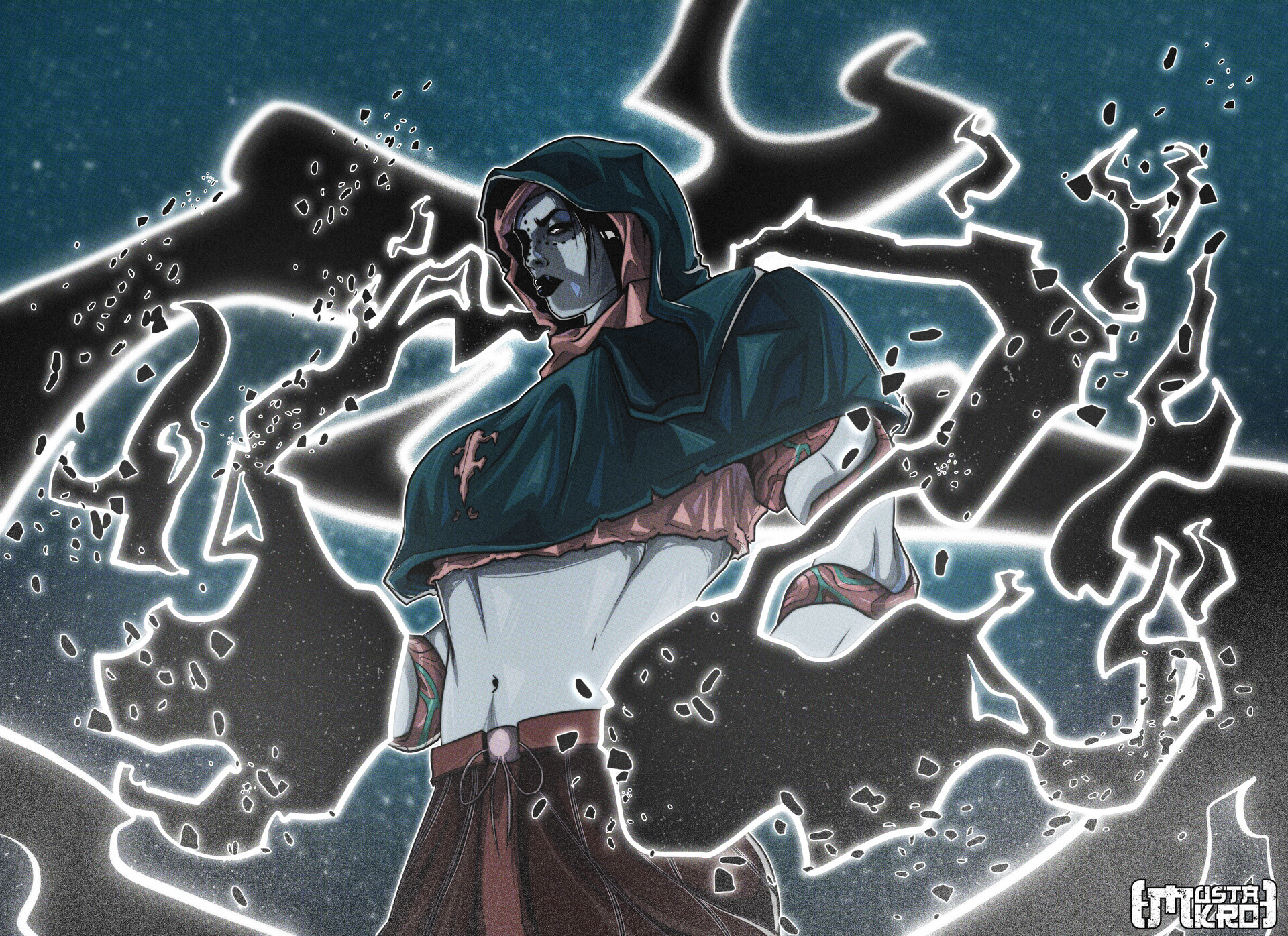 ArtStation - THE BLACKFLAME PRIESTESS - TARNISHED