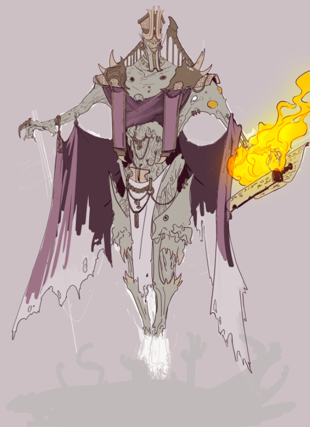 ArtStation - Nigromante. Personajes Everdark