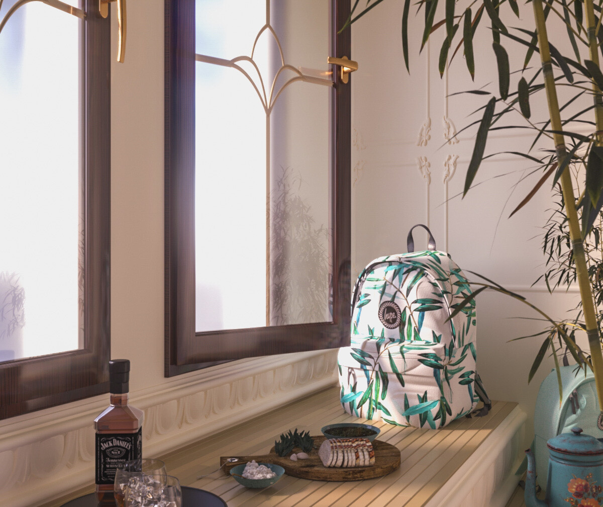 ArtStation - Window sitting corona render