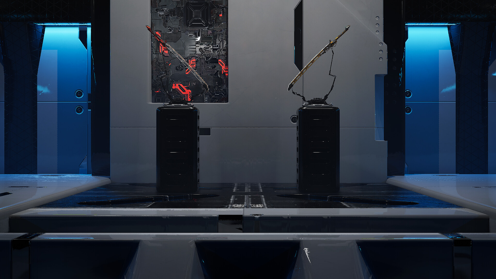 ArtStation - Cyber Sword 3d Model