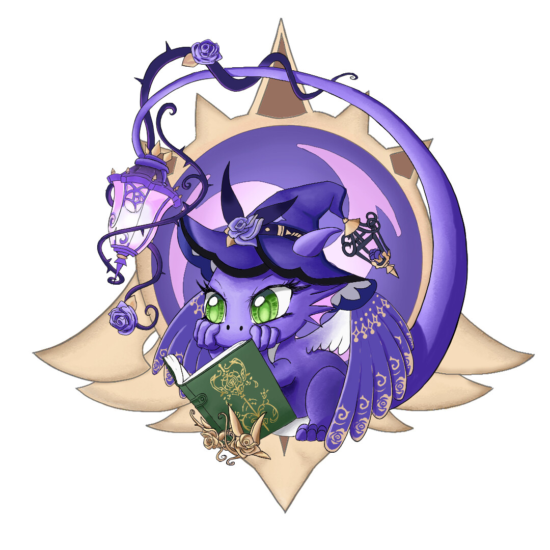 ArtStation - Lisa into dragon