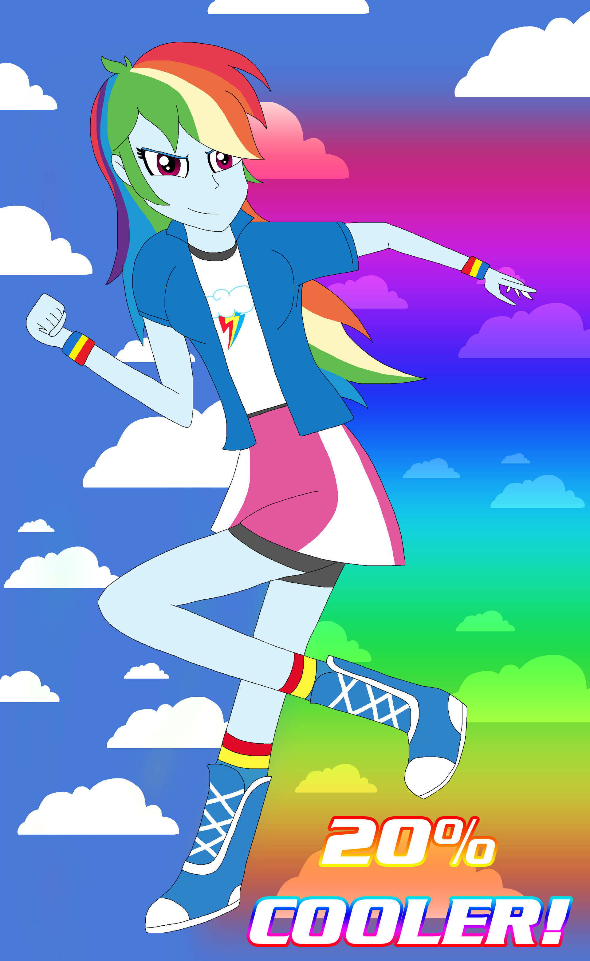 Rainbow Dash In Human Form