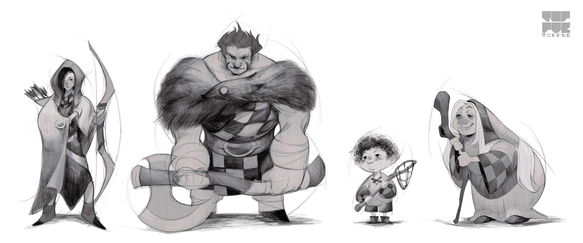 ArtStation - school project : character design