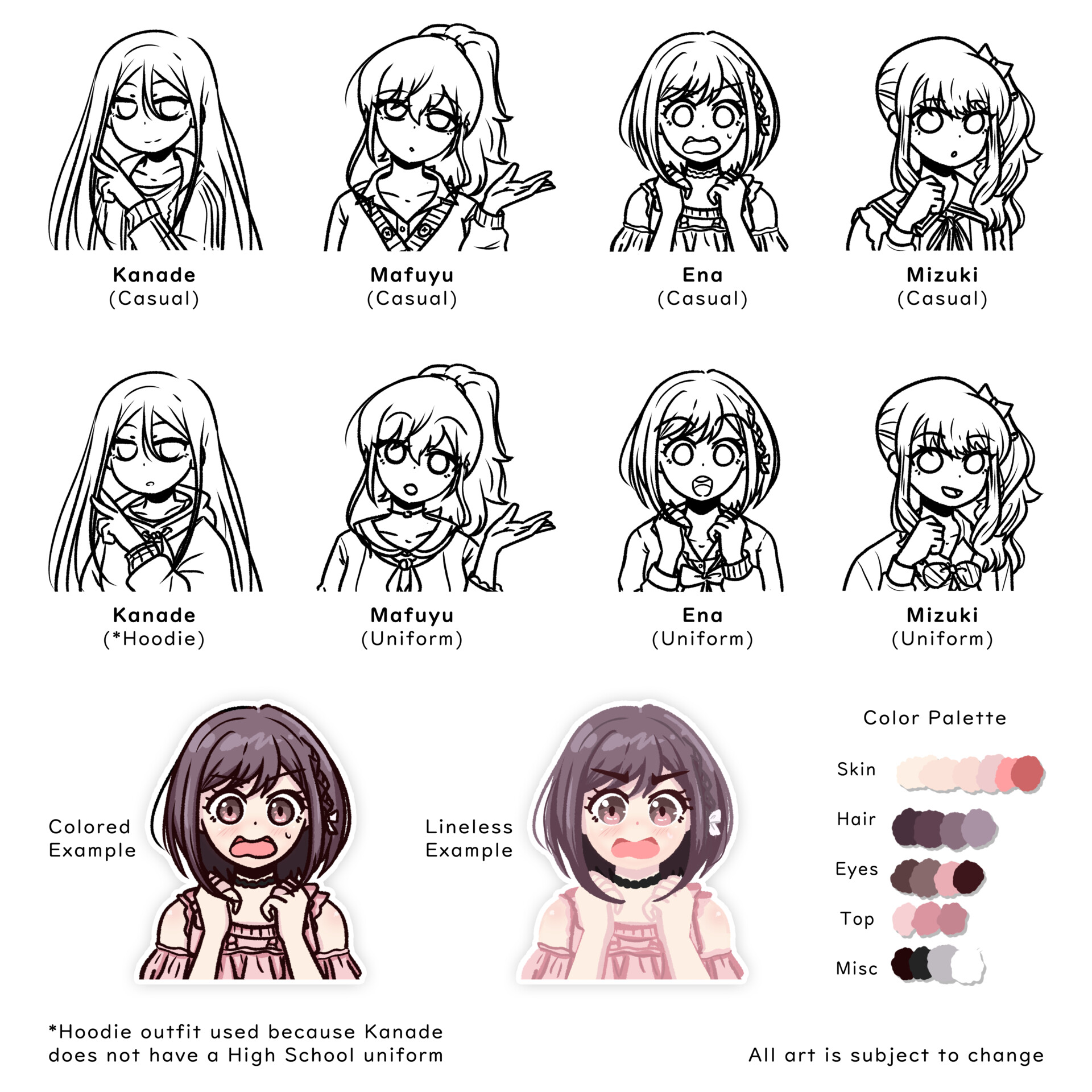 ArtStation - Emotes (Hatsune Miku: Colorful Stage)