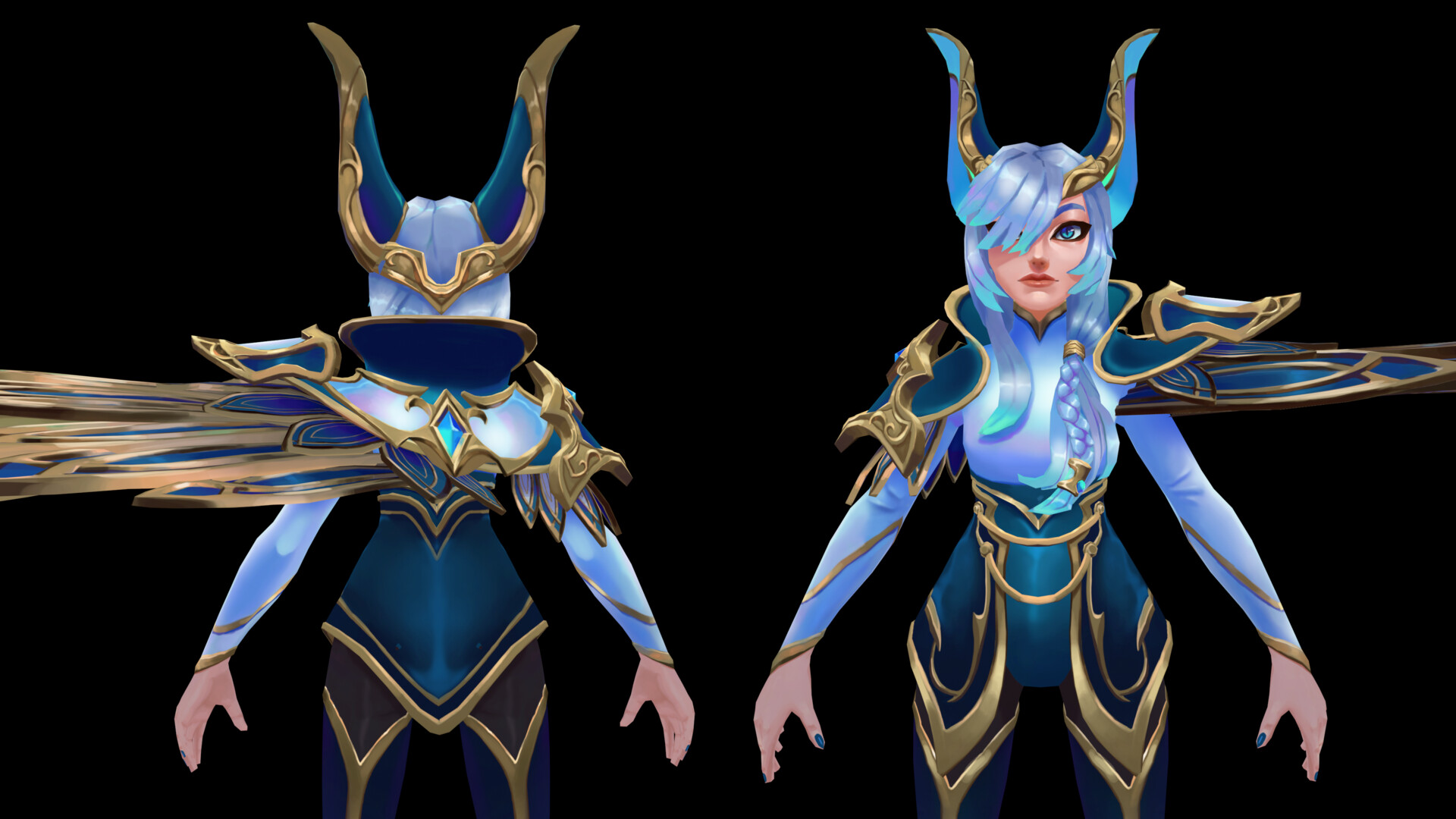 Cassandre Harington - Winterblessed Xayah - League of Legends mod