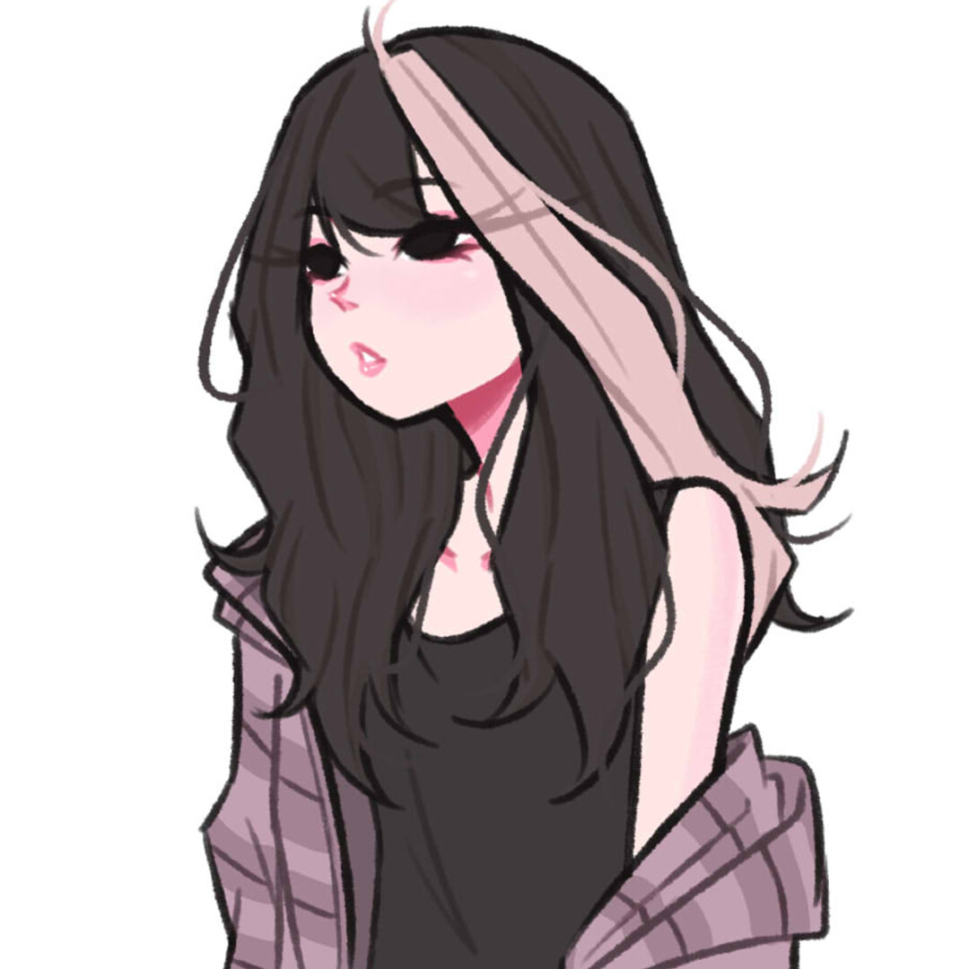 ArtStation - Two hair colors