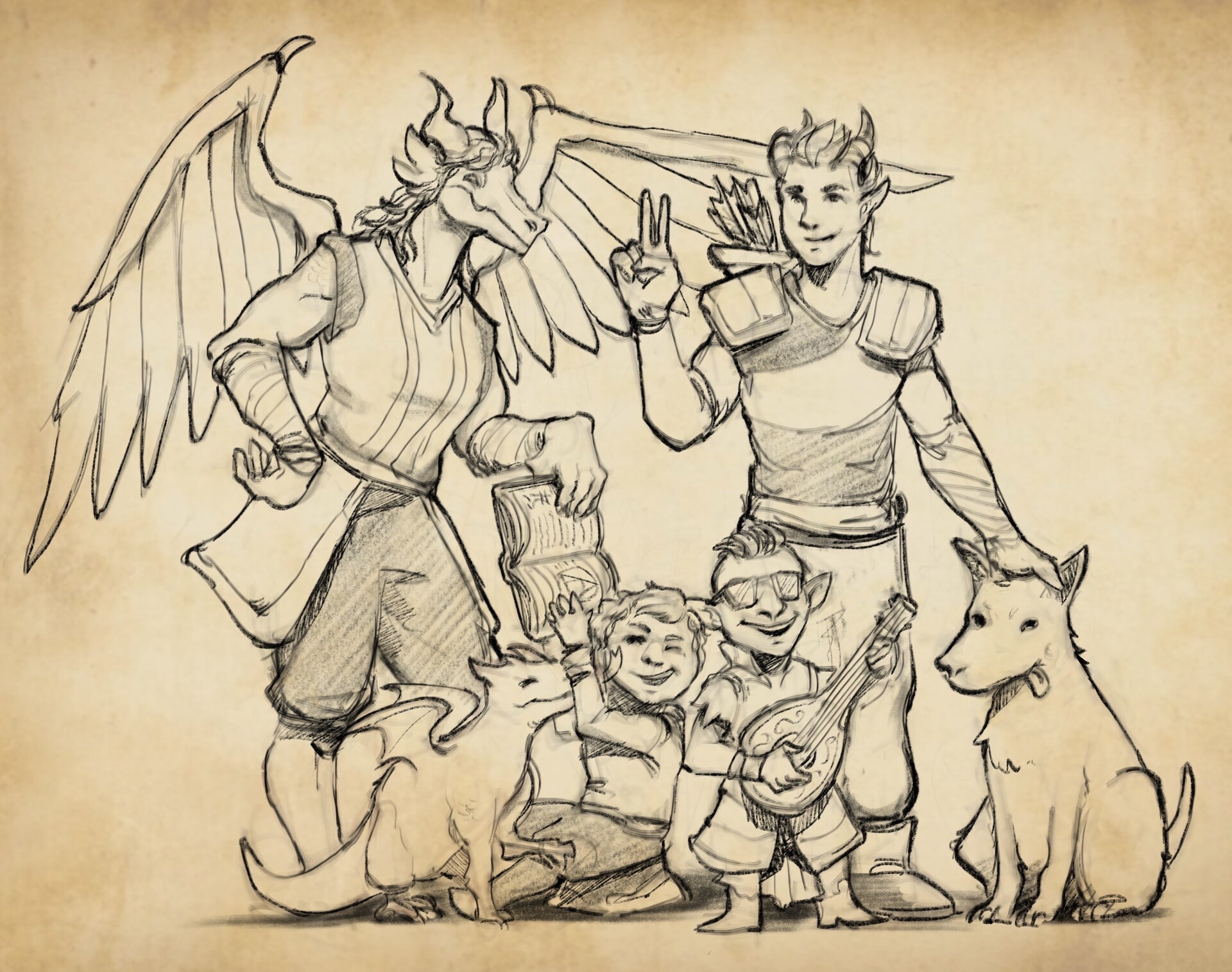 ArtStation - Family D&D