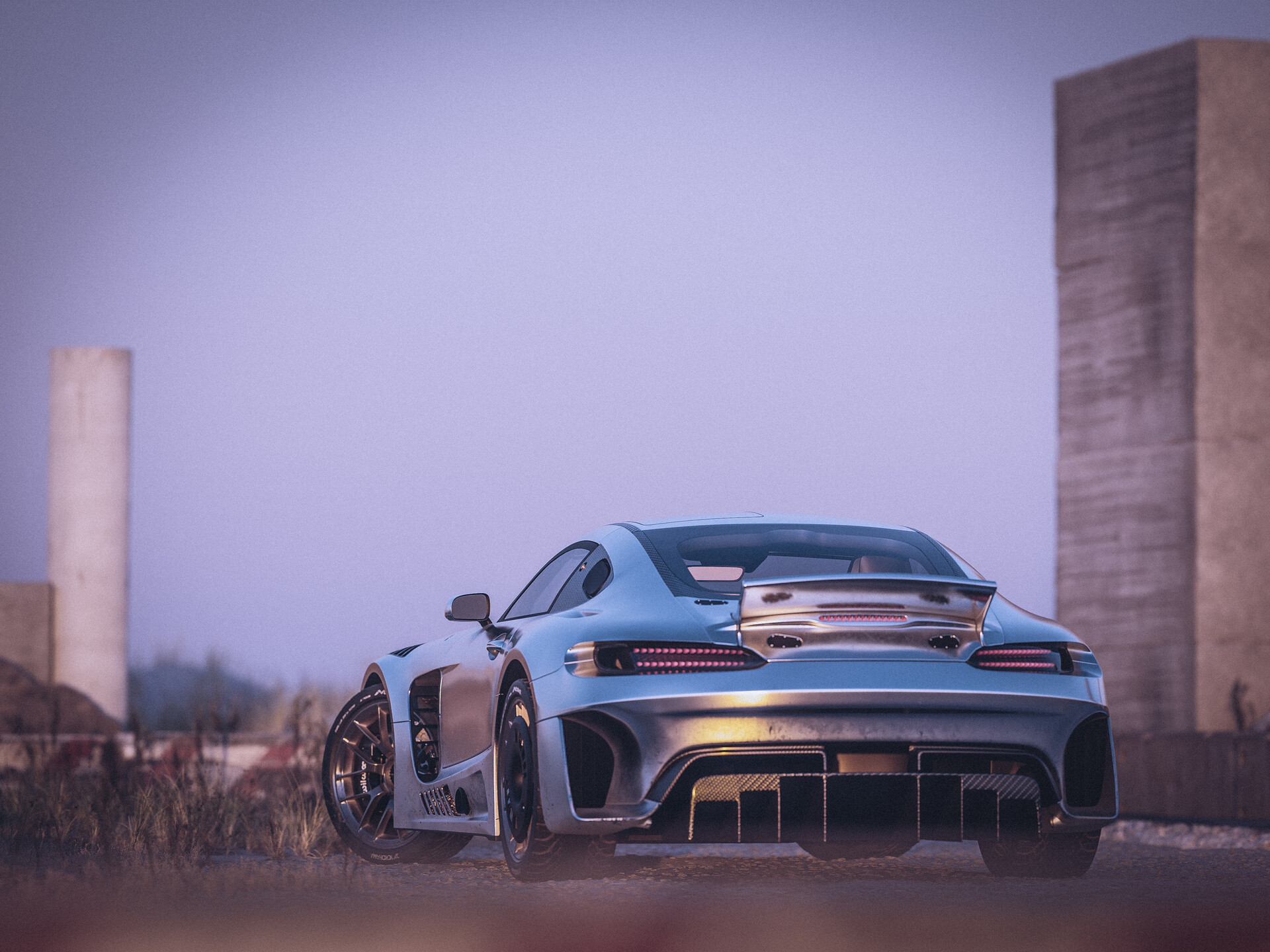 Martin Vanek - Mercedes Benz AMG GTR Duck wing