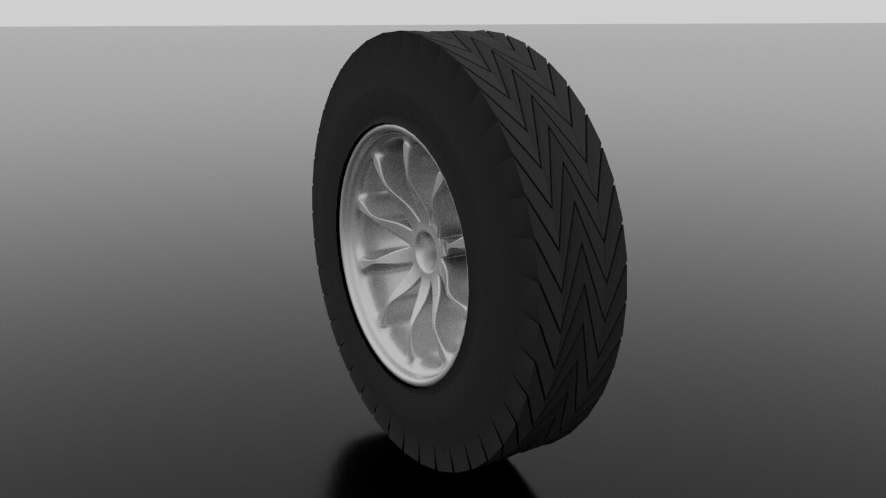 ArtStation - Modeling + Texturing : Tire