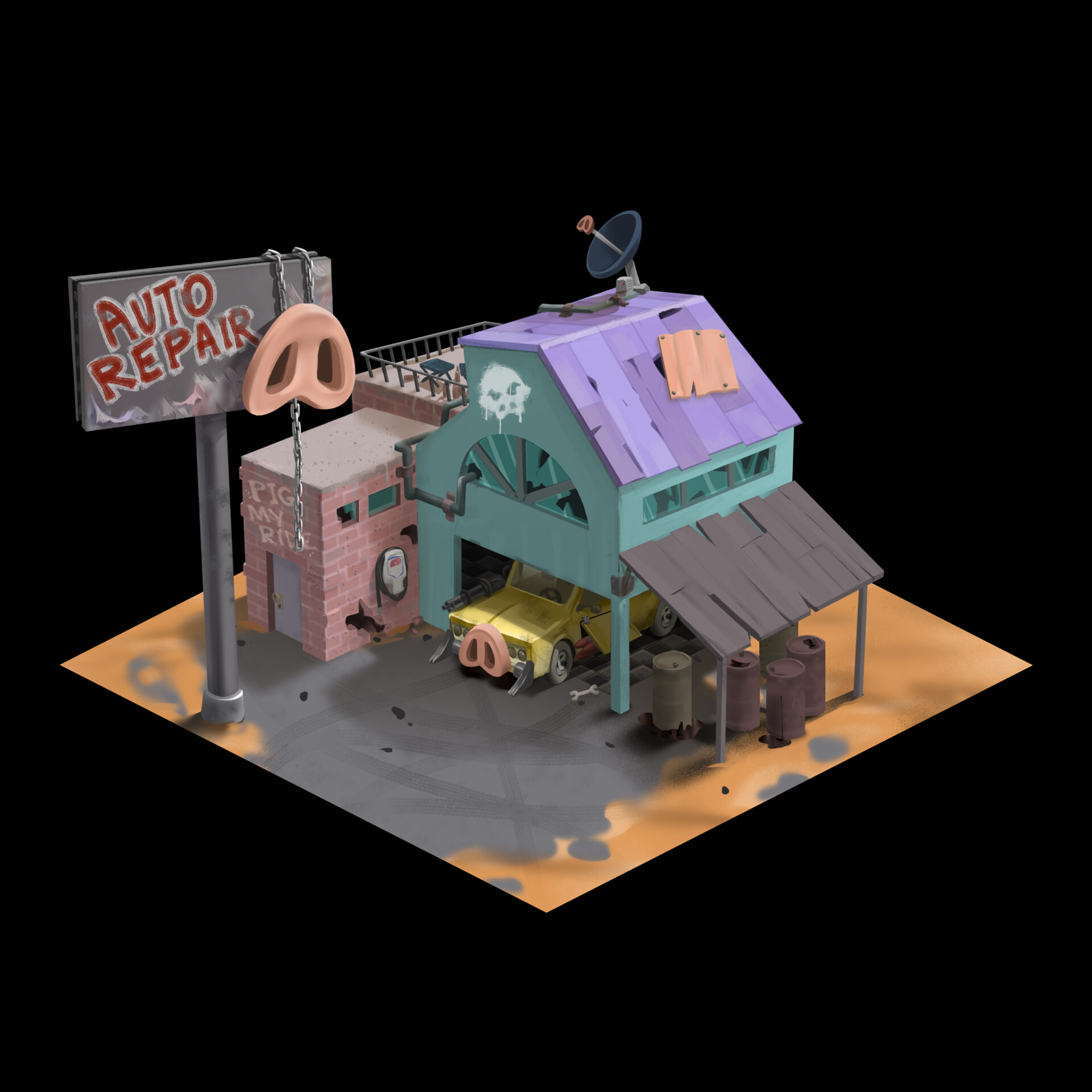 ArtStation - Building for RTS style game