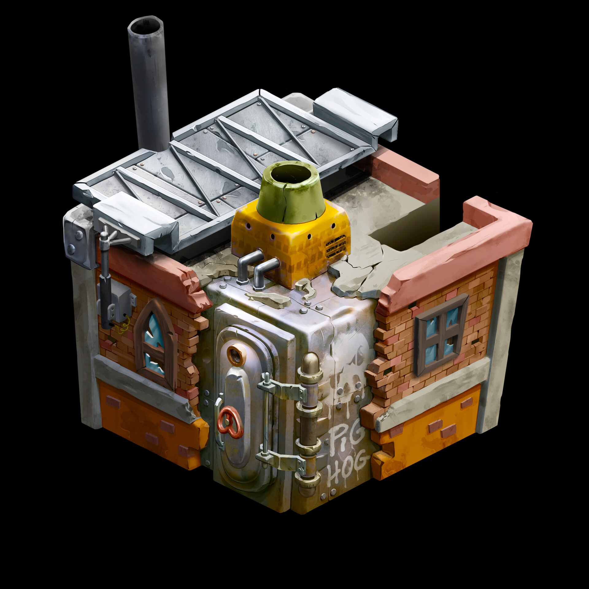 ArtStation - Building for RTS style game