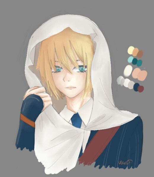 ArtStation - Yamanbagiri Kunihiro (color test)