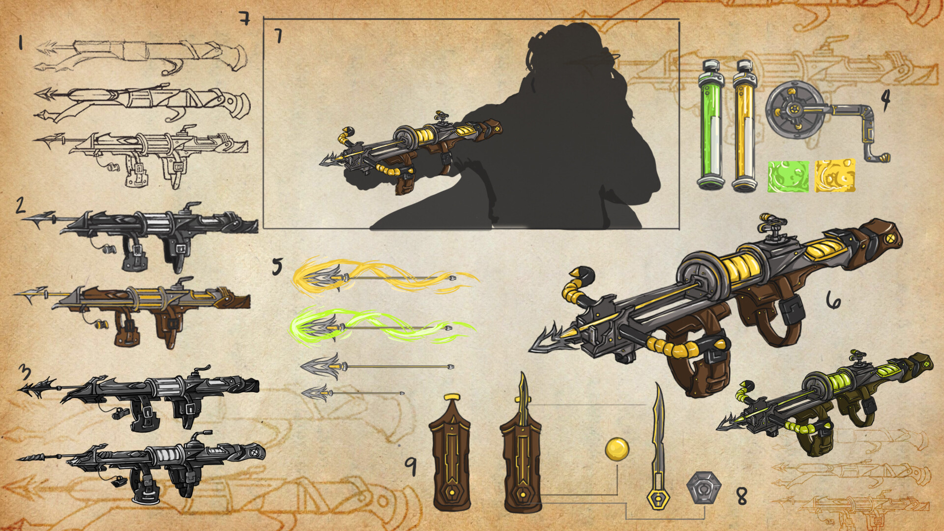 ArtStation - Prelim Exam- Weapon Design