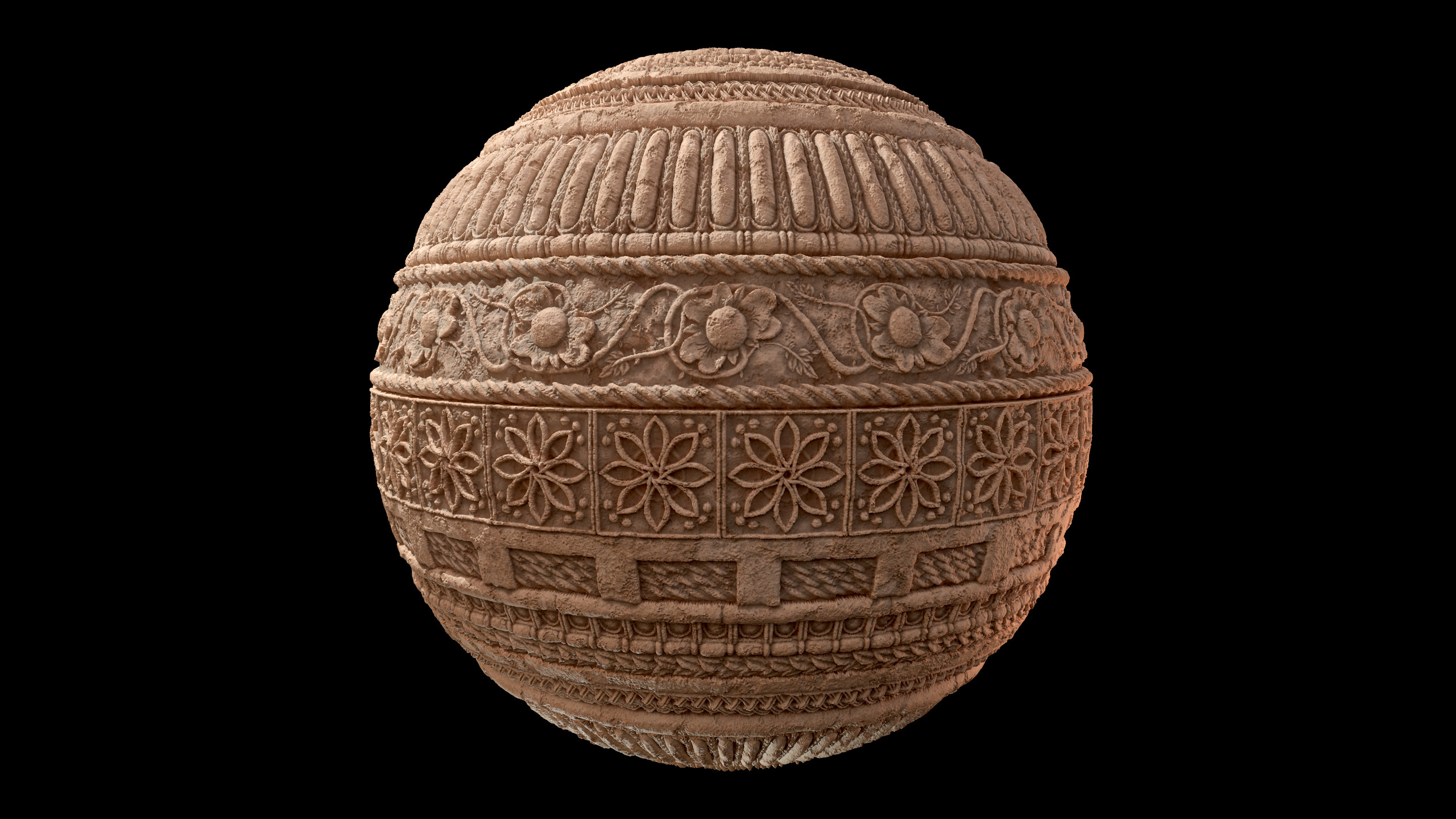 Alec Wood - Stone Carvings Trim Textures