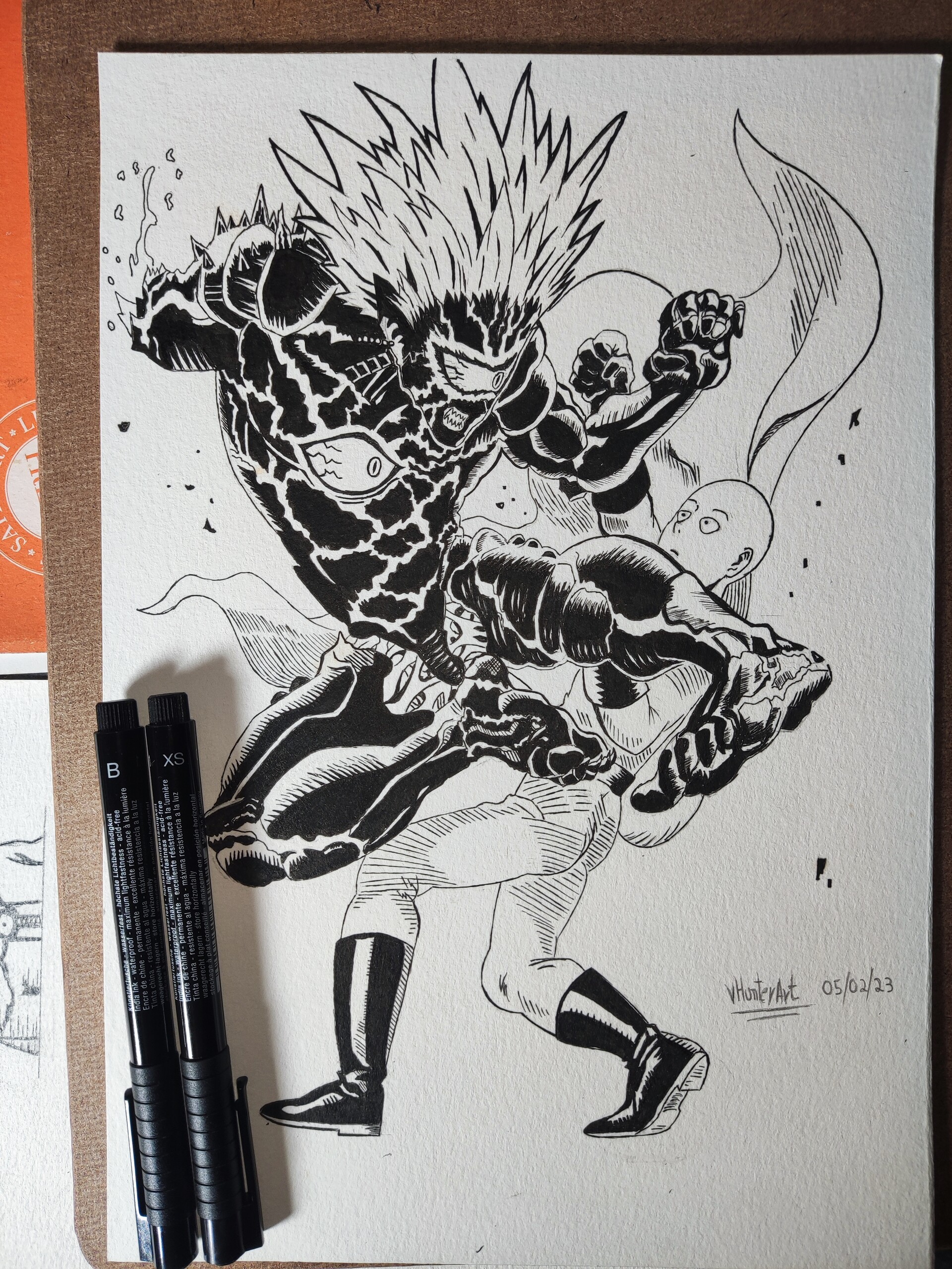 ArtStation - Lord boros vs Saitama "OnePunchMan" FanArt