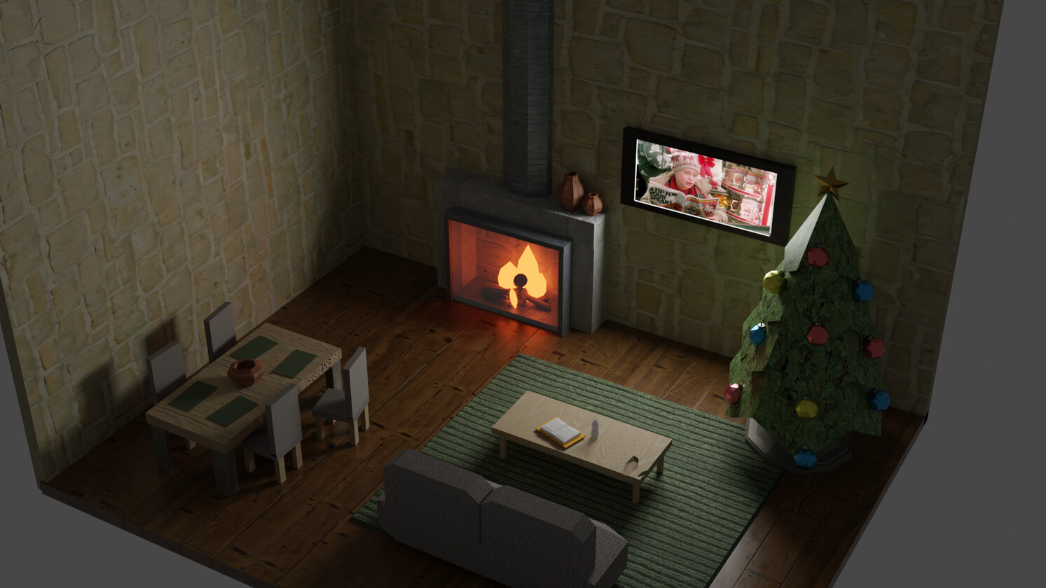 ArtStation - Blender Living Room