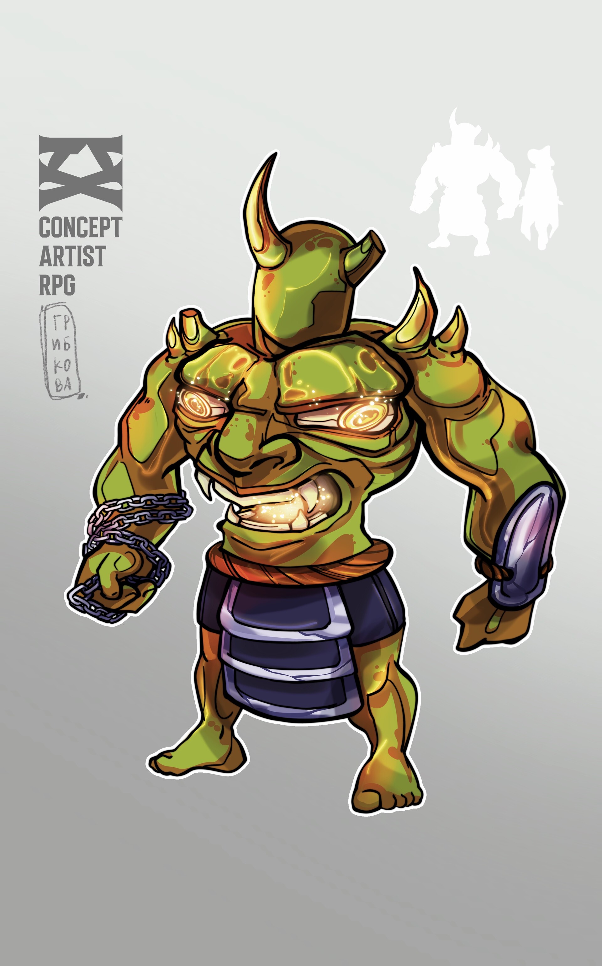 ArtStation - Demon Oni. Concept art